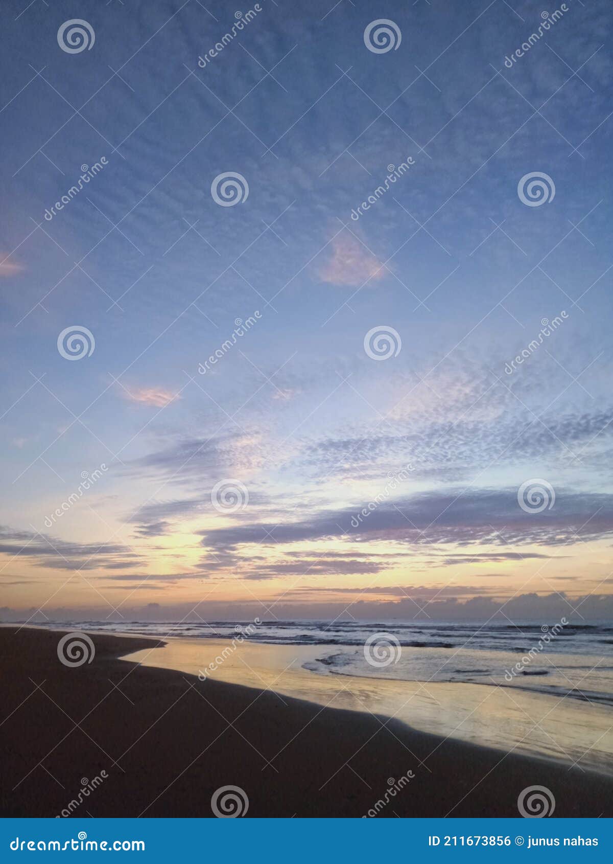Morning at the sea stock photo. Image of coast, beach - 211673856