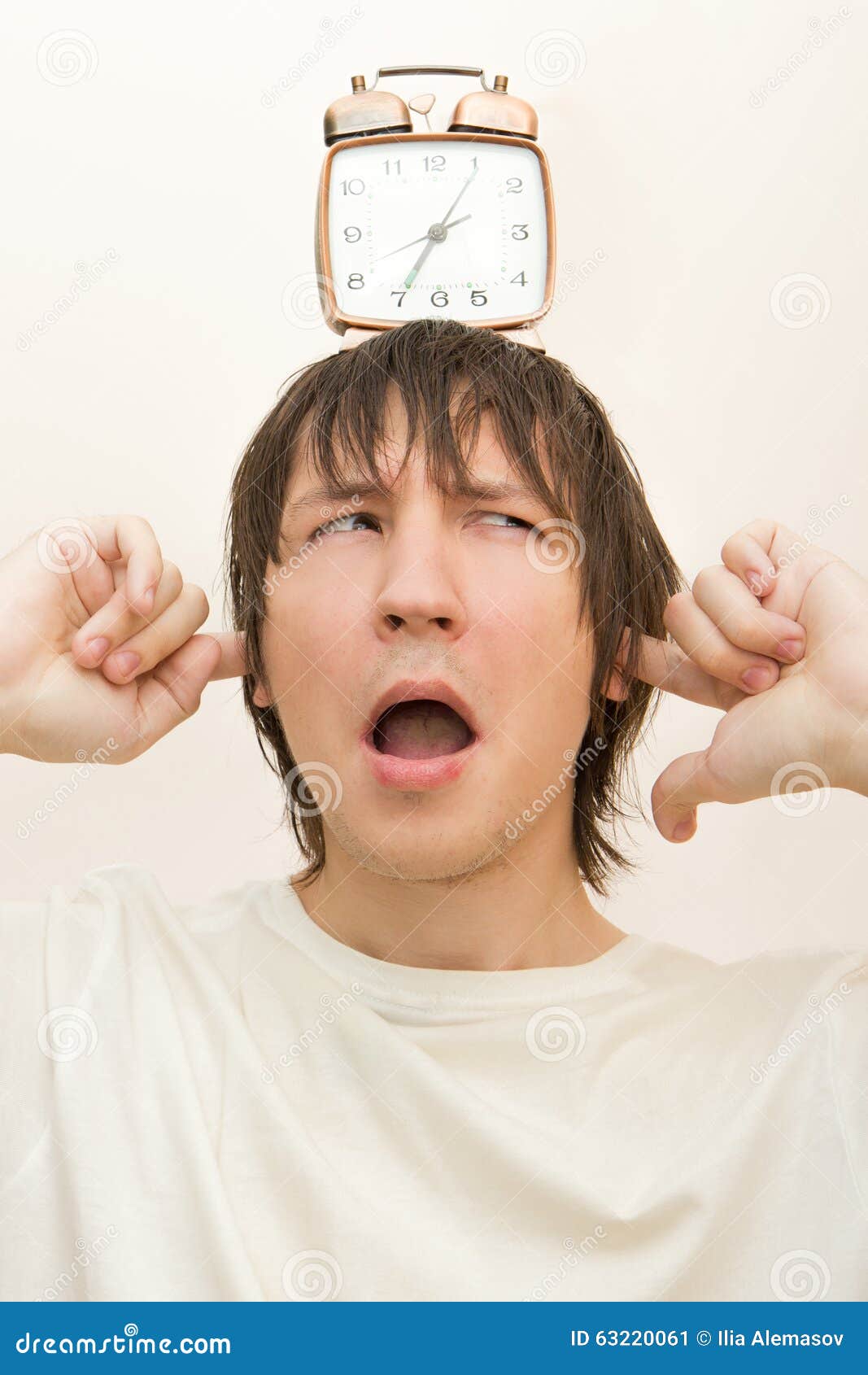 Morning stress concept stock image. Image of european - 63220061