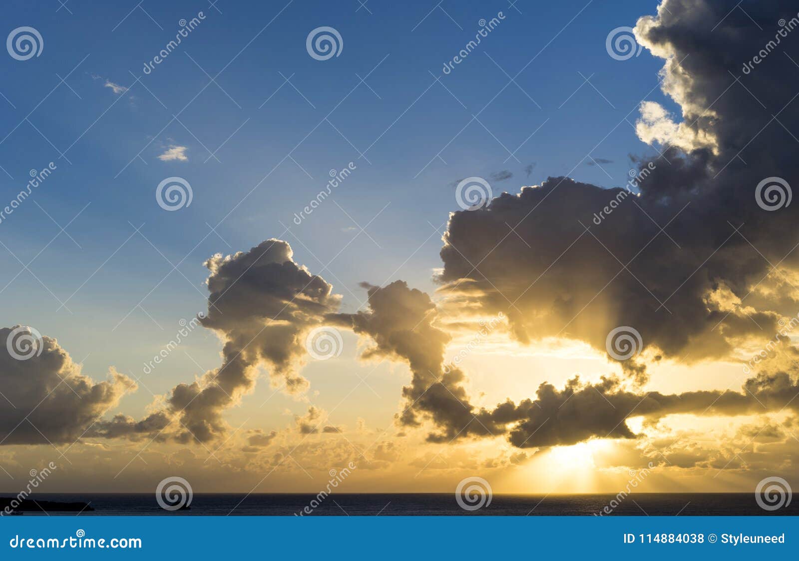 Sun Rays Through Clouds God