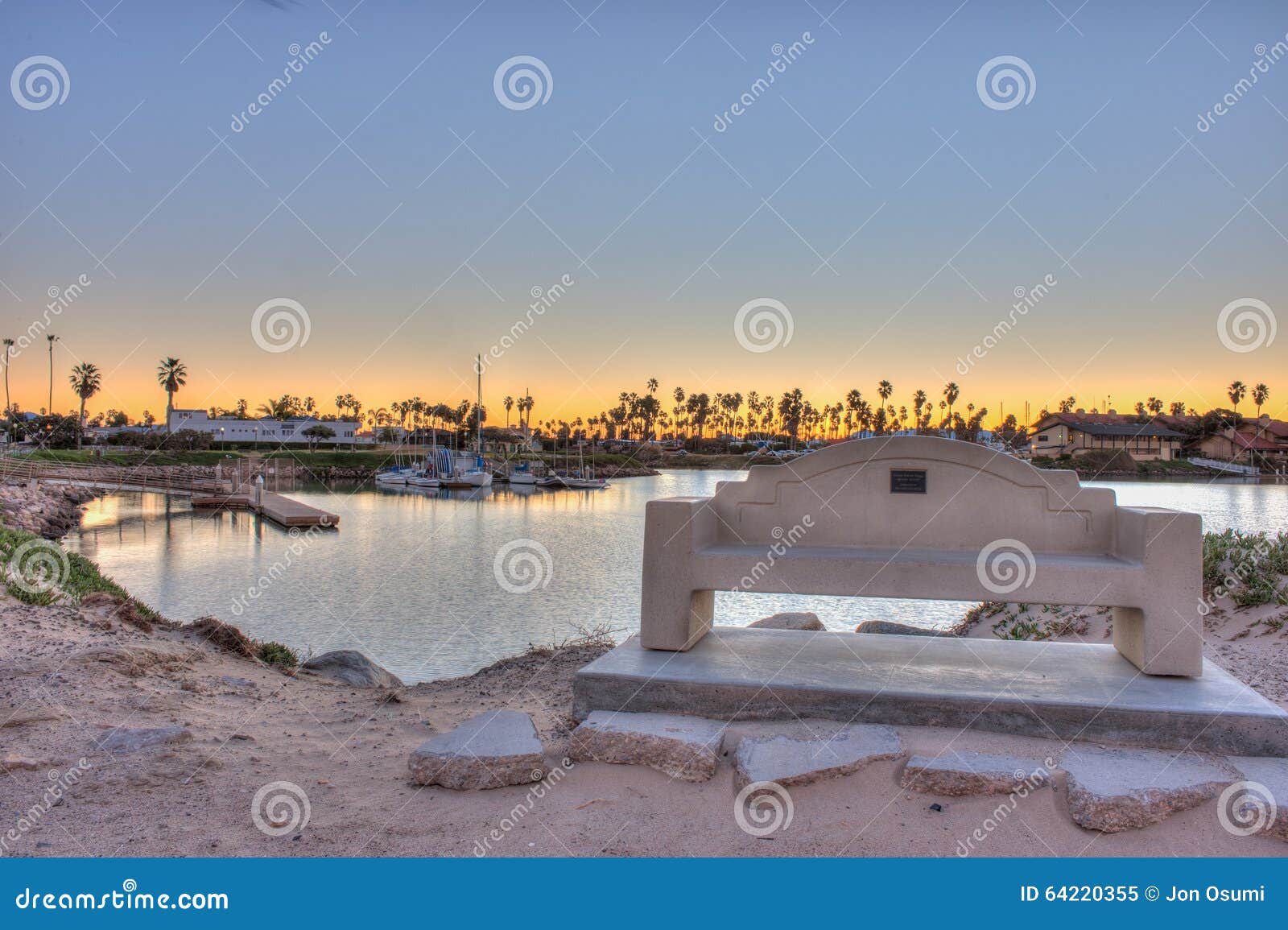 Morning Sun Illuminating Water Under Dock Stock Image - Image of front ...