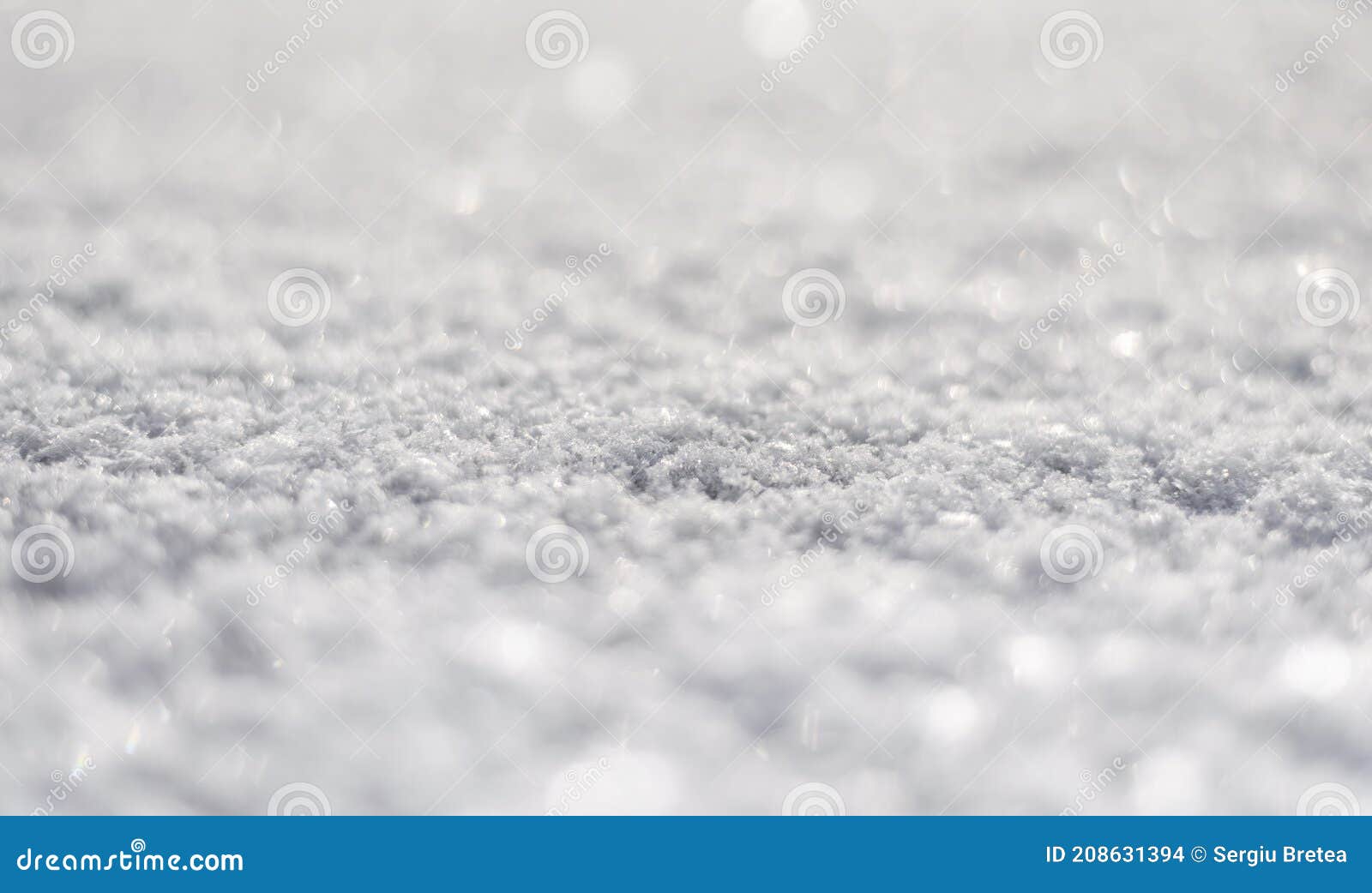 White Fresh Snow on the Ground Stock Photo - Image of sunrays, natural ...