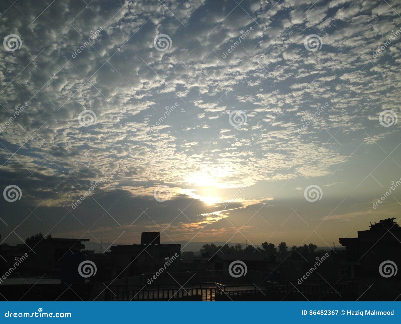 Morning Sun Rise Sky Blue Sky Stock Image - Image of cloud, dawn: 86482367