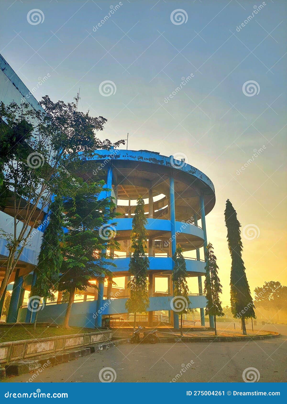 Morning Sunrise with Sunlight View Aesthetic Stock Image - Image of ...