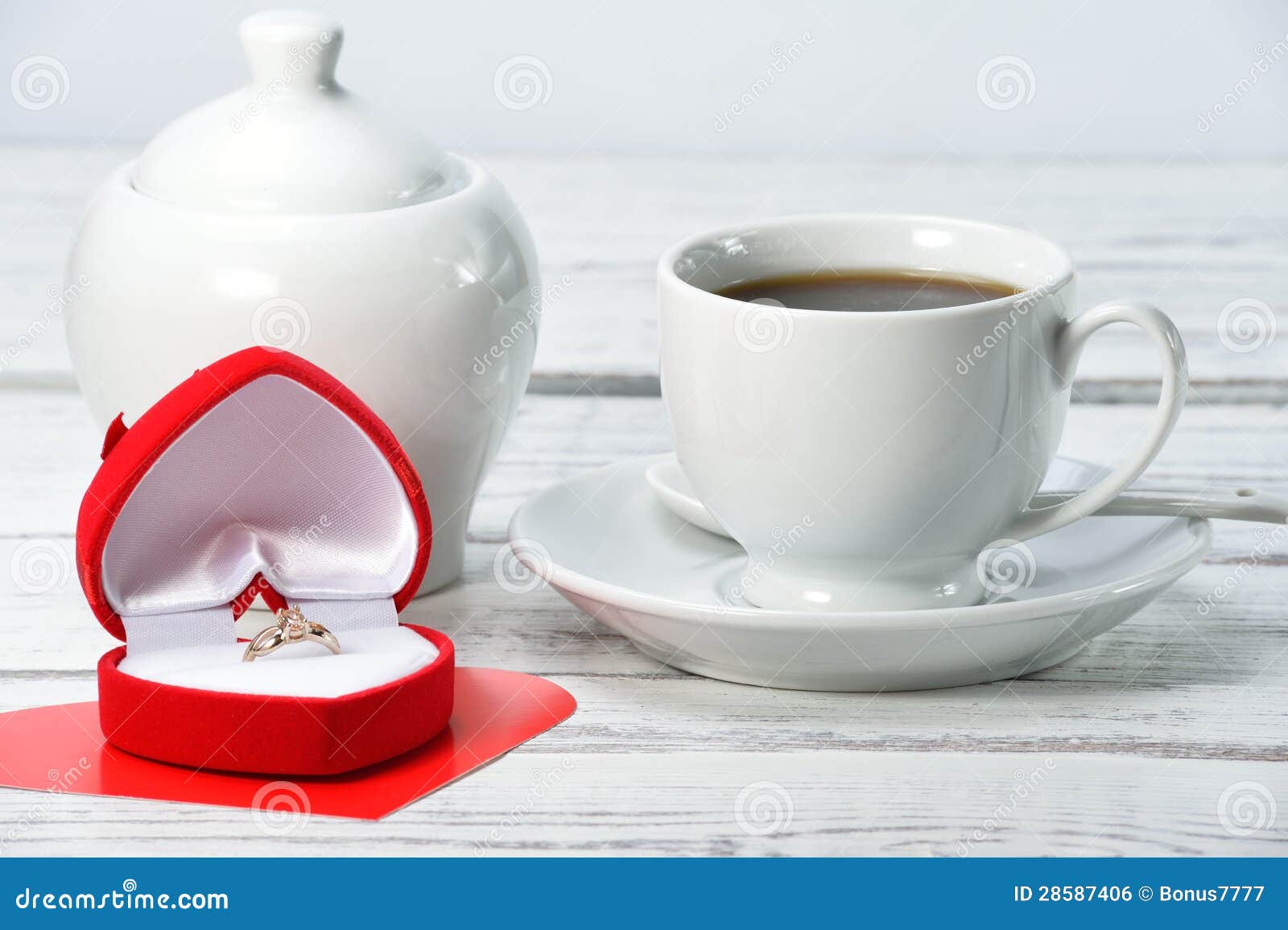Morning surprise stock photo. Image of coffee, love, morning - 28587406