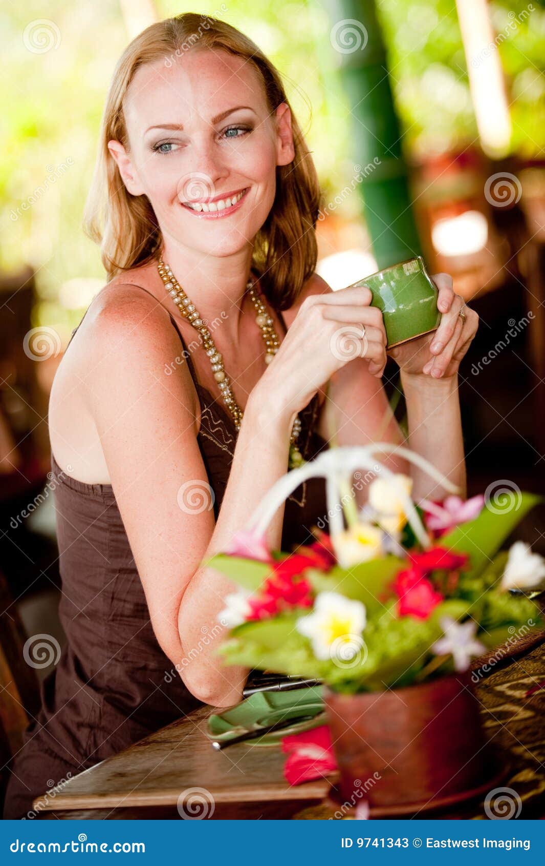 Morning Tea stock image. Image of breakfast, good, woman - 9741343