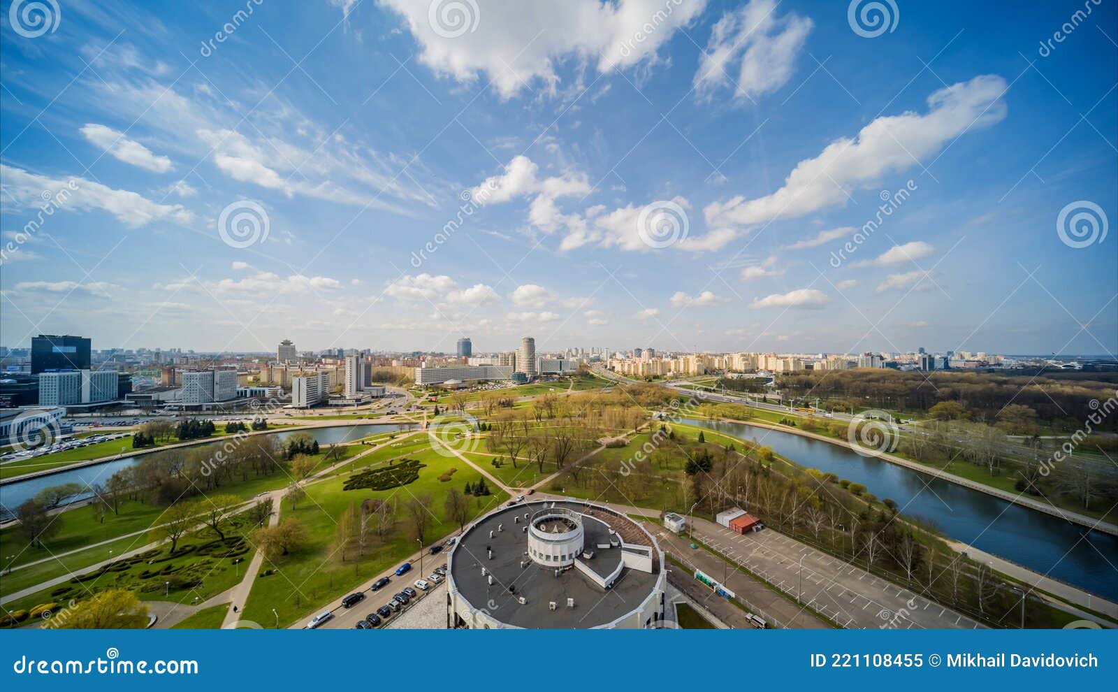 Morning Timelapse of the Panorama of the Capital of Belarus, Minsk ...