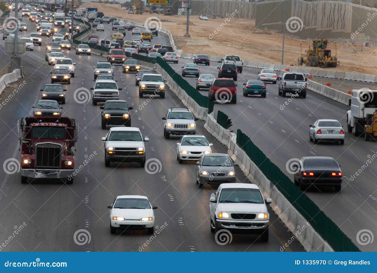 Morning Traffic stock photo. Image of rush, roadway, stress - 1335970