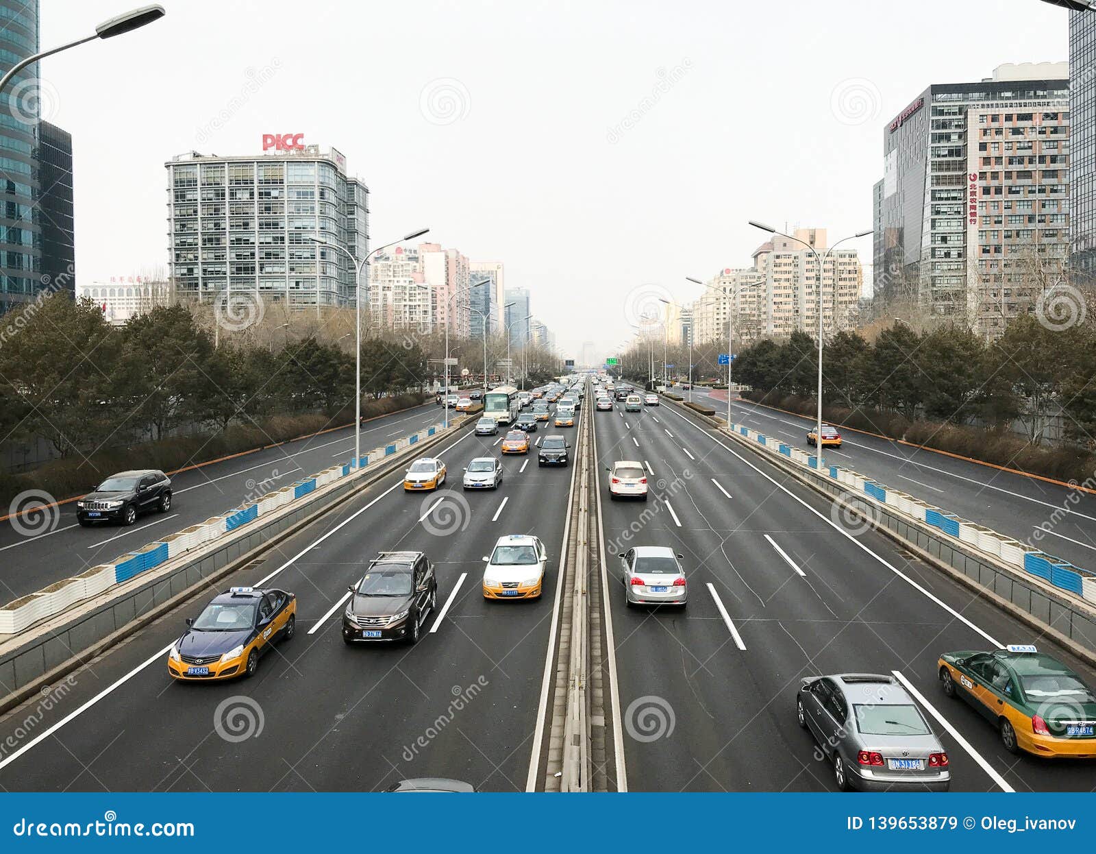 City Traffic on Modern Street in Beijing China Editorial Stock Image ... City Traffic on Modern Street in Beijing China Editorial Stock Image ...