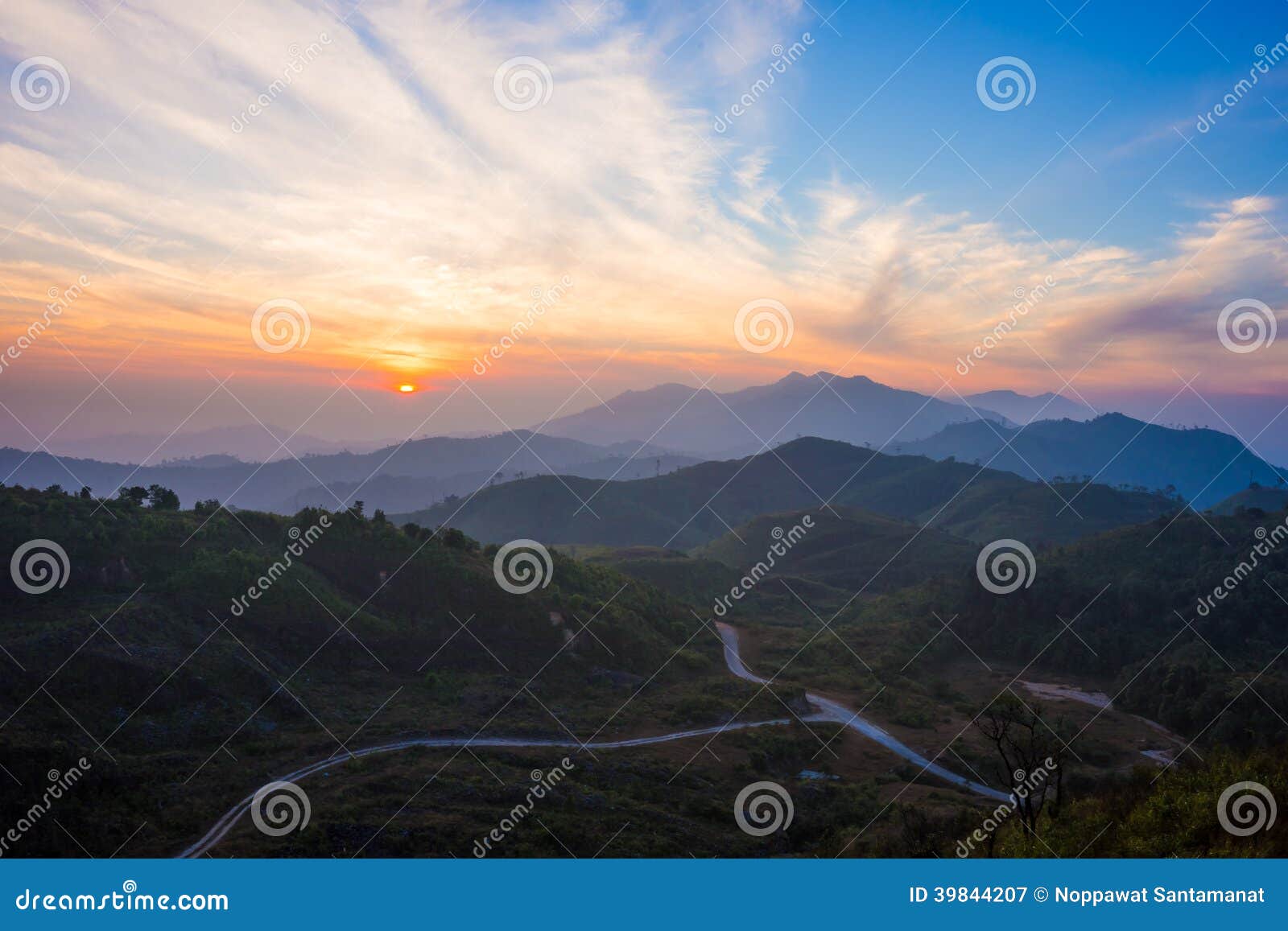 Morning travel stock image. Image of light, autumn, clouds - 39844207