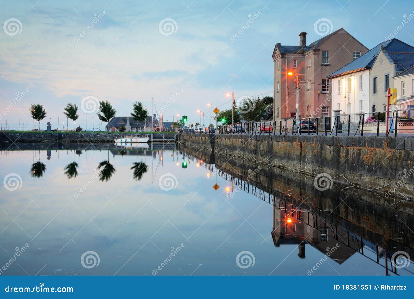 Morning View on Claddagh, Galway Stock Image - Image of house, nature ...