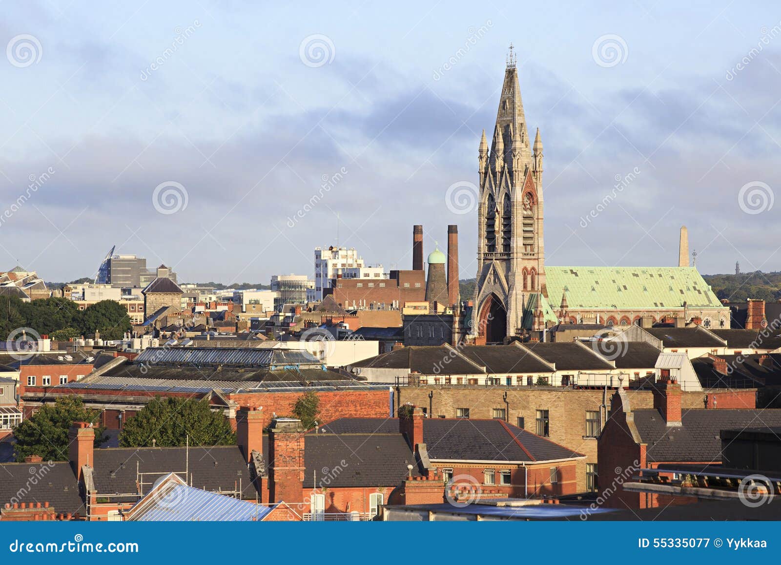 Morning View of Downtown Dublin Editorial Photography - Image of ...
