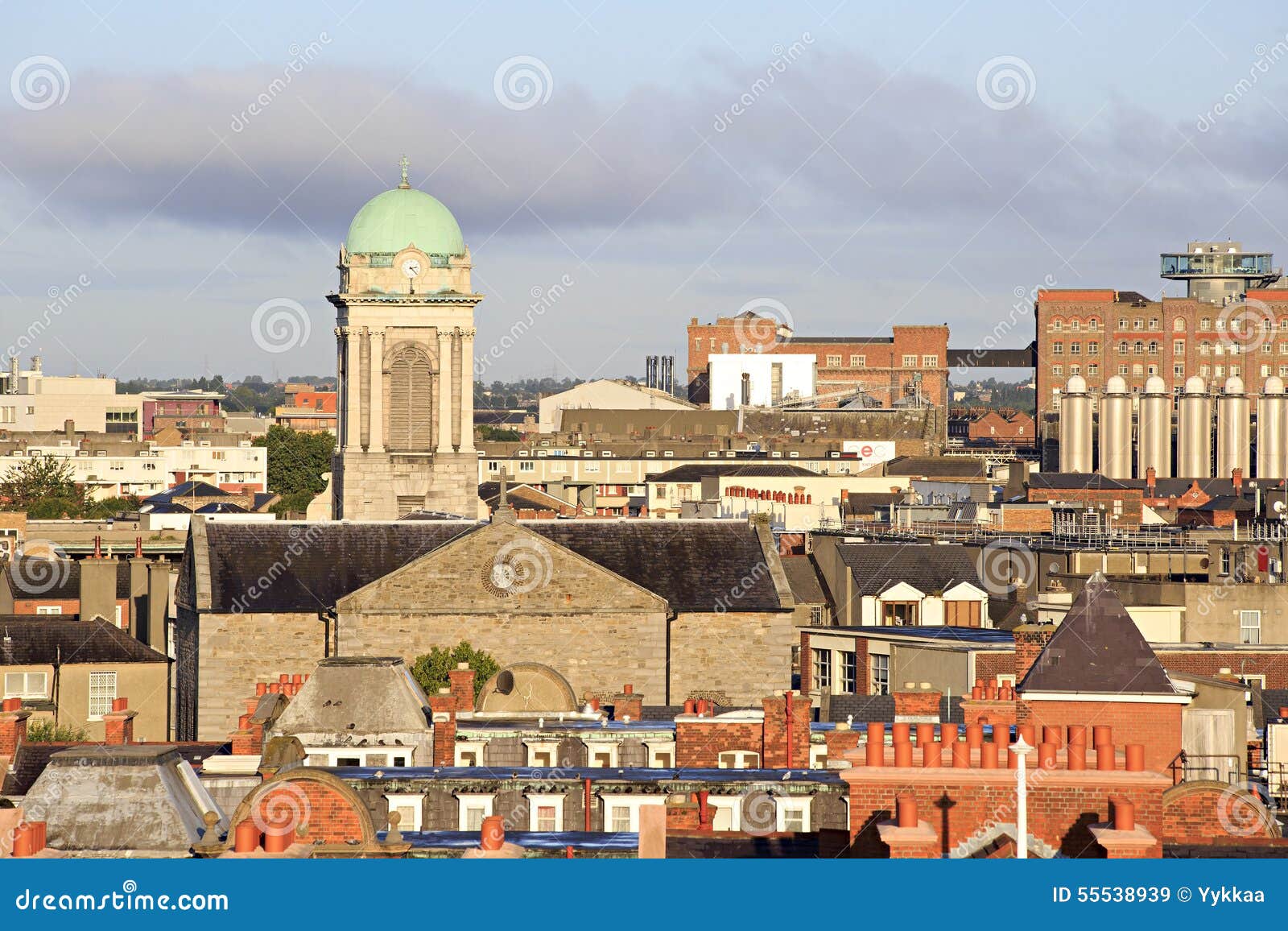 Morning View of Downtown Dublin Editorial Stock Image - Image of modern ...