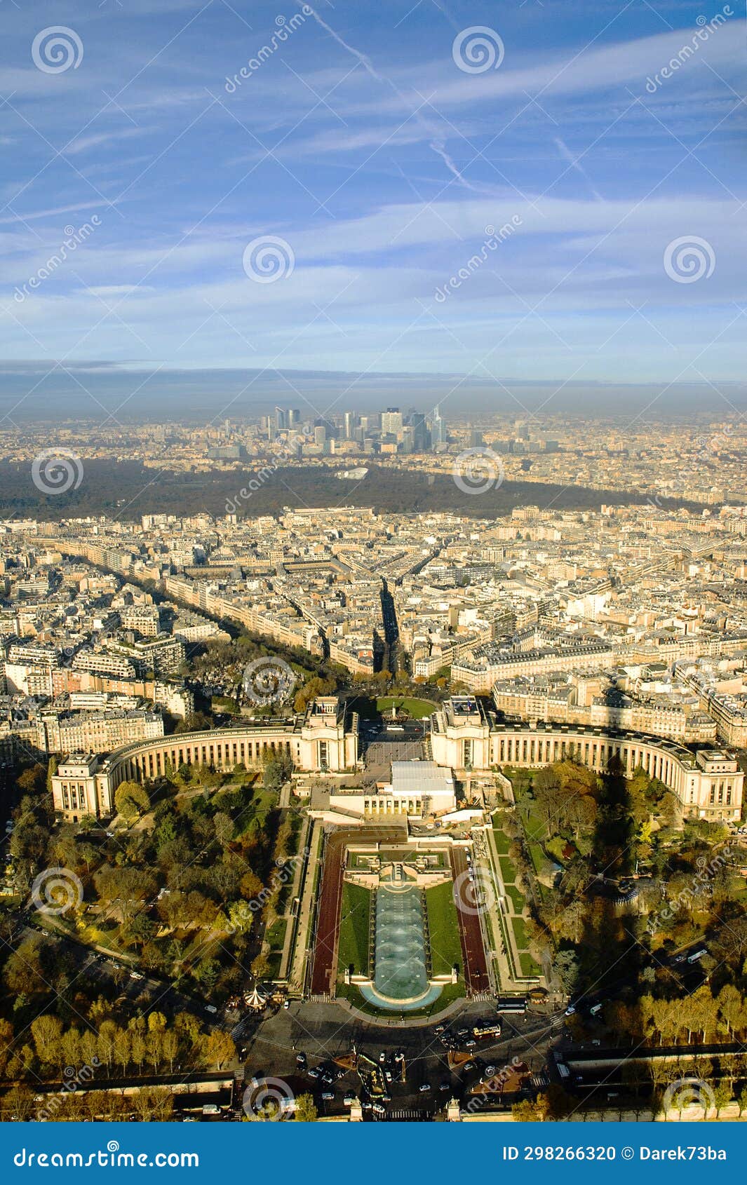 Morning view of Paris stock photo. Image of downtown - 298266320