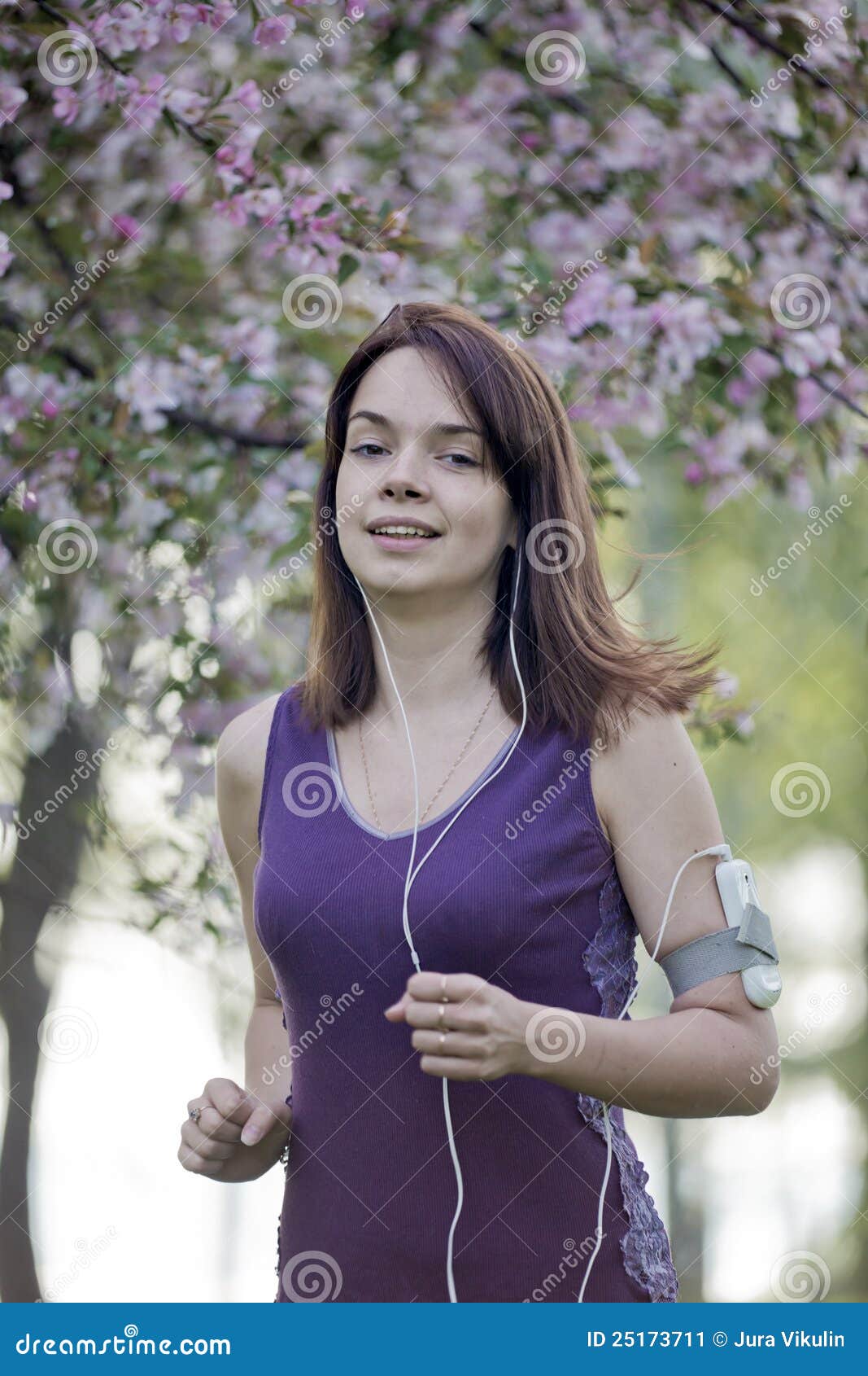 Morning walk stock image. Image of light, headphones - 25173711