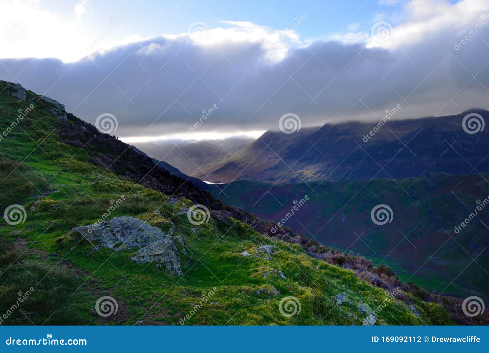 Winter Morning Light on the Track Stock Photo - Image of england ...