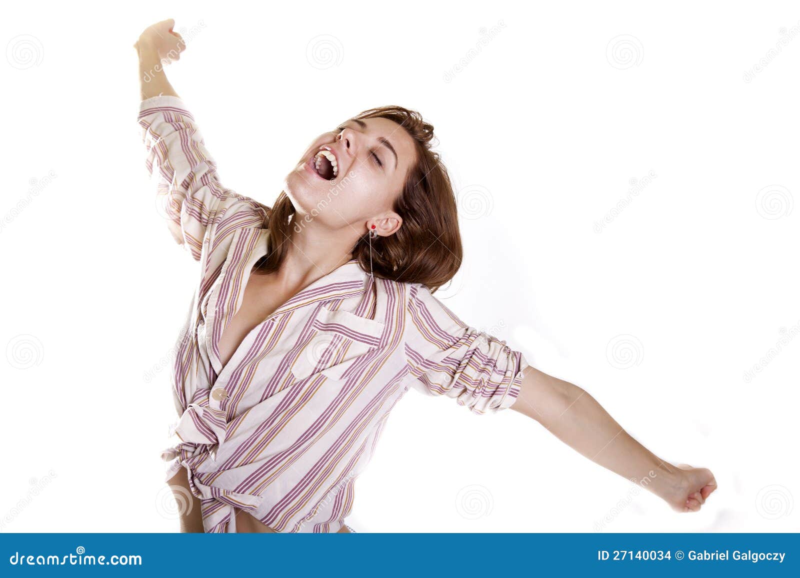 Morning yawn stock photo. Image of hand, alone, people - 27140034