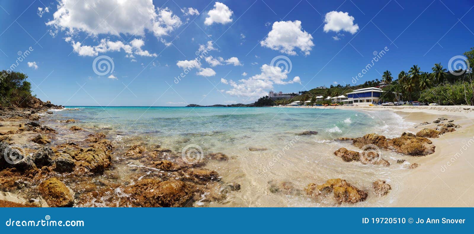 Morningstar Beach stock photo. Image of palm, thomas - 19720510