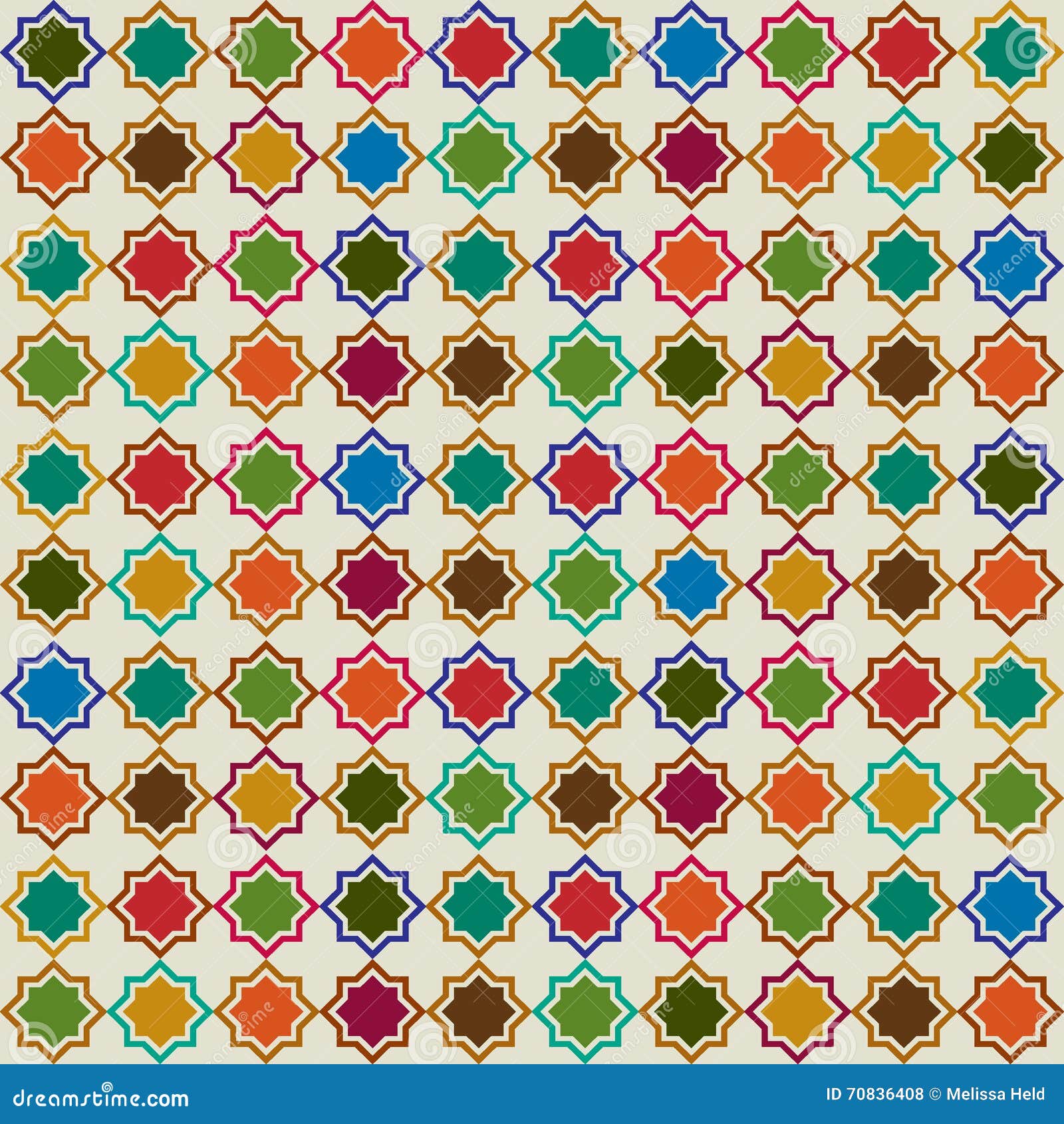 Moroccan Abstract Background Pattern Stock Illustration - Illustration ...