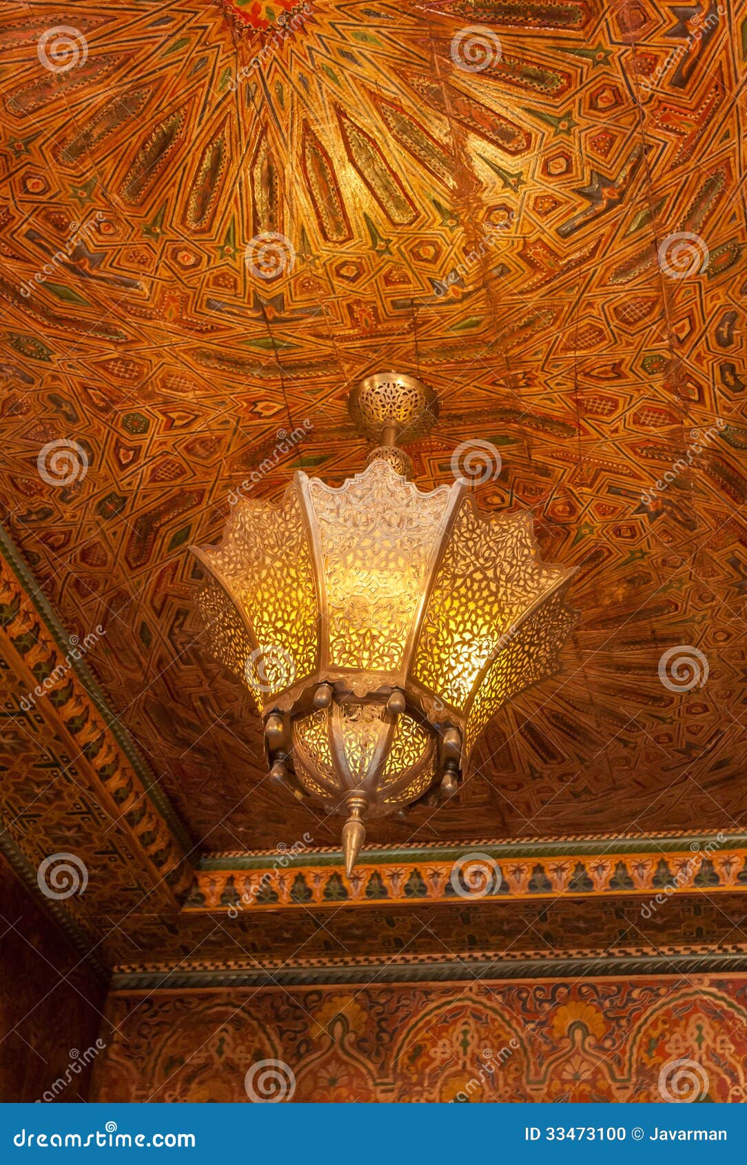 Moroccan antique lamp stock photo. Image of morocco, decor - 33473100