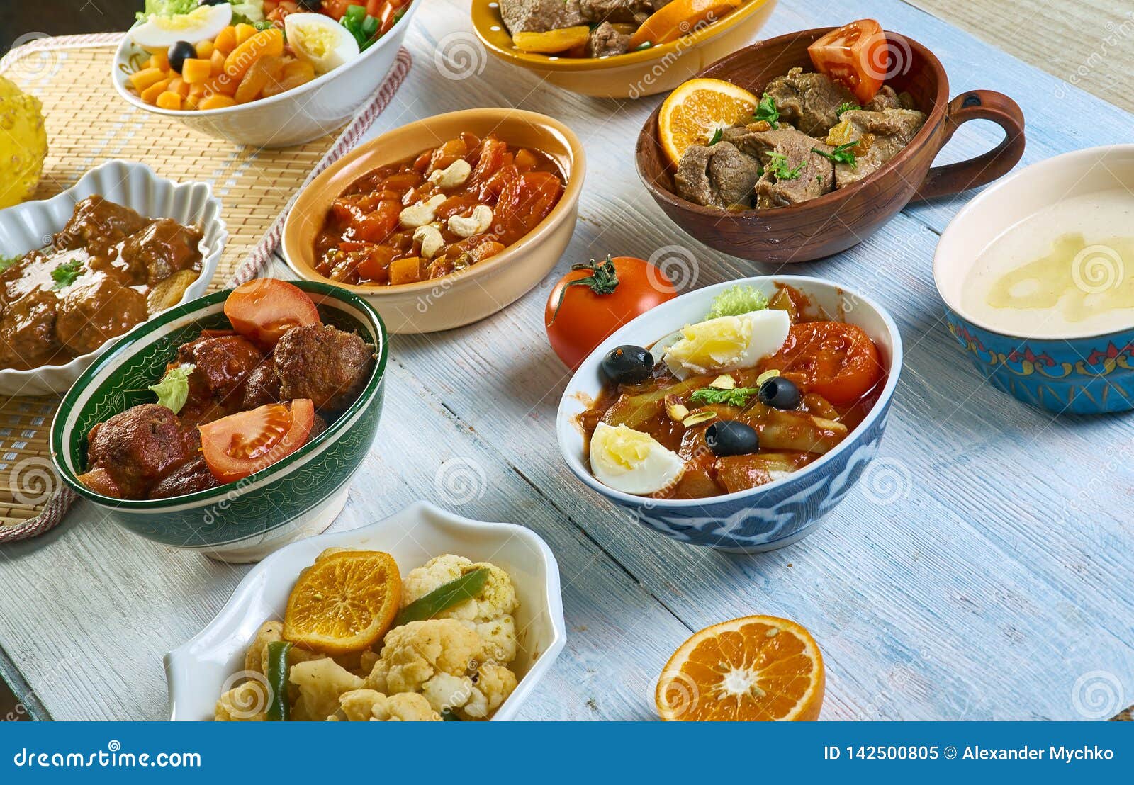 Moroccan Arab cuisine stock image. Image of beef, balls - 142500805