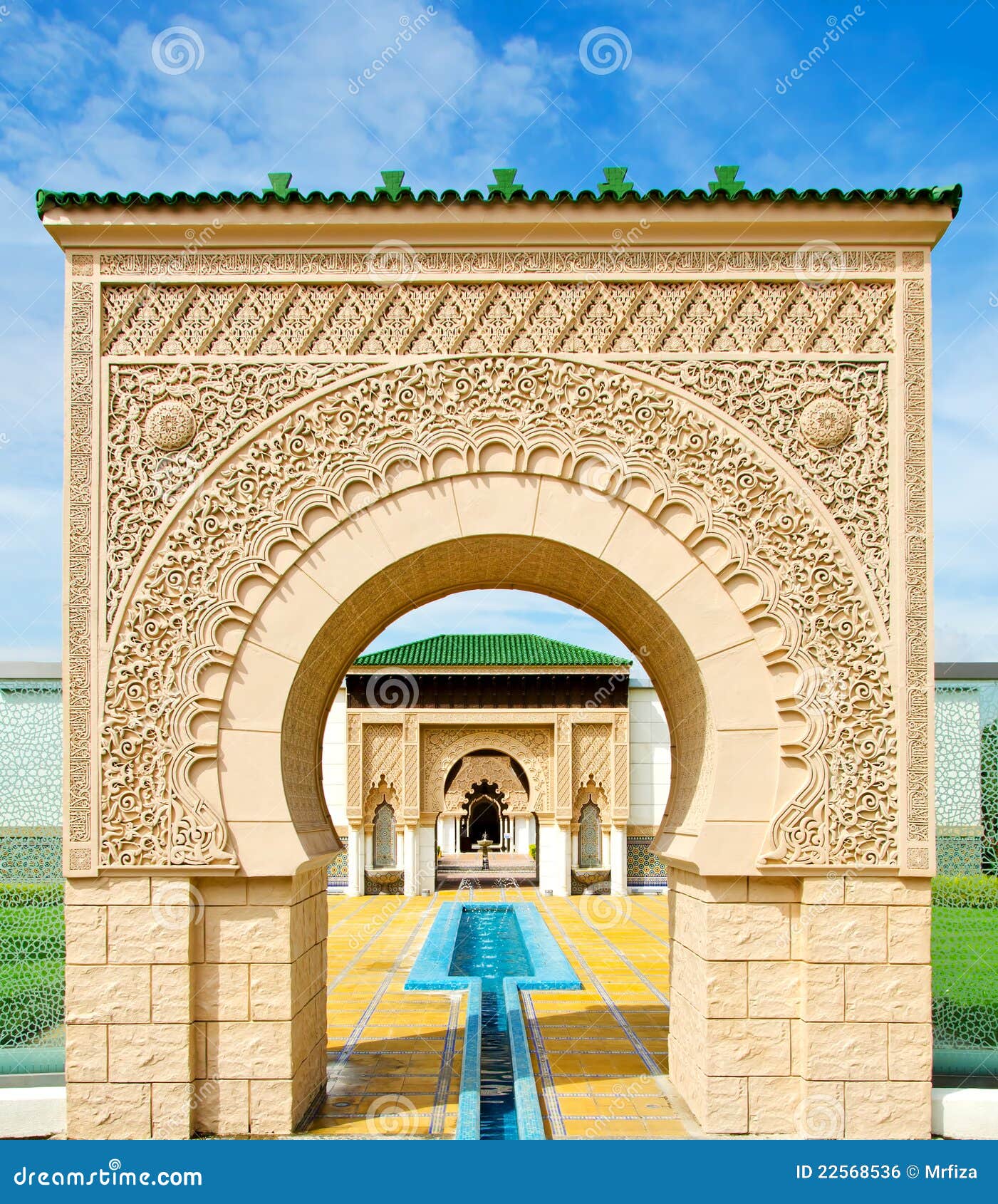 Moroccan Architecture Royalty Free Stock Image - Image: 22568536