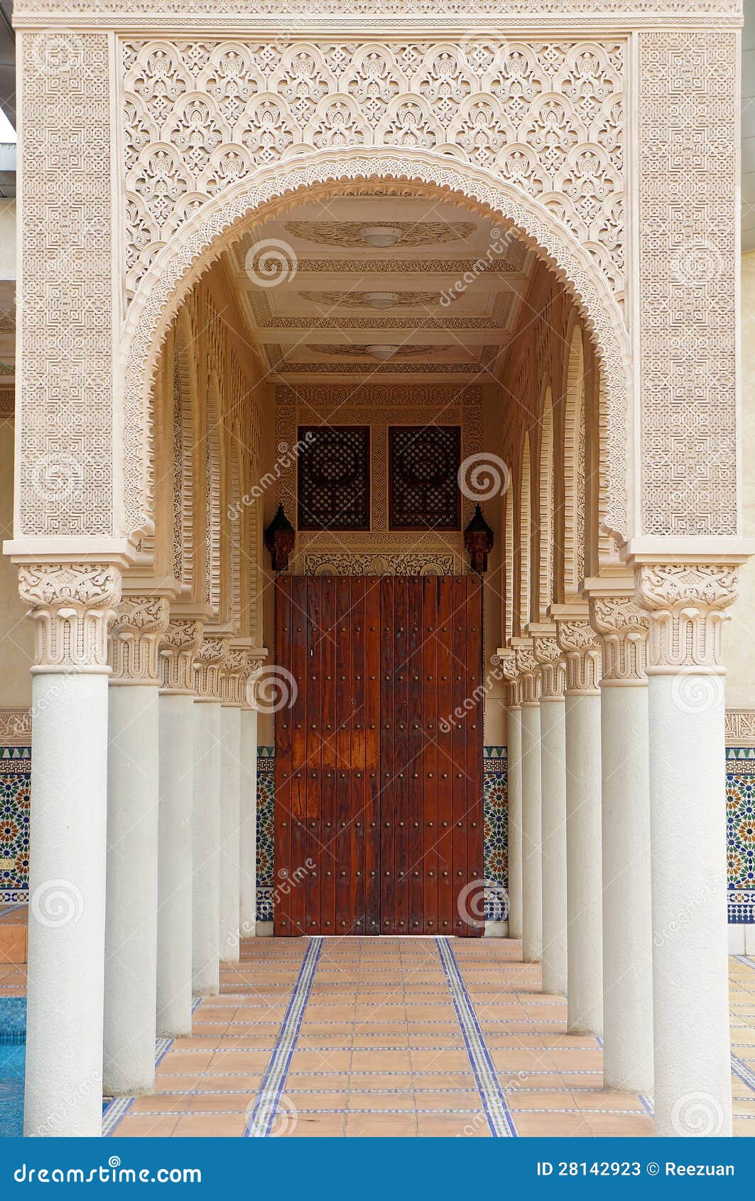 Moroccan architecture. stock image. Image of islam, design - 28142923