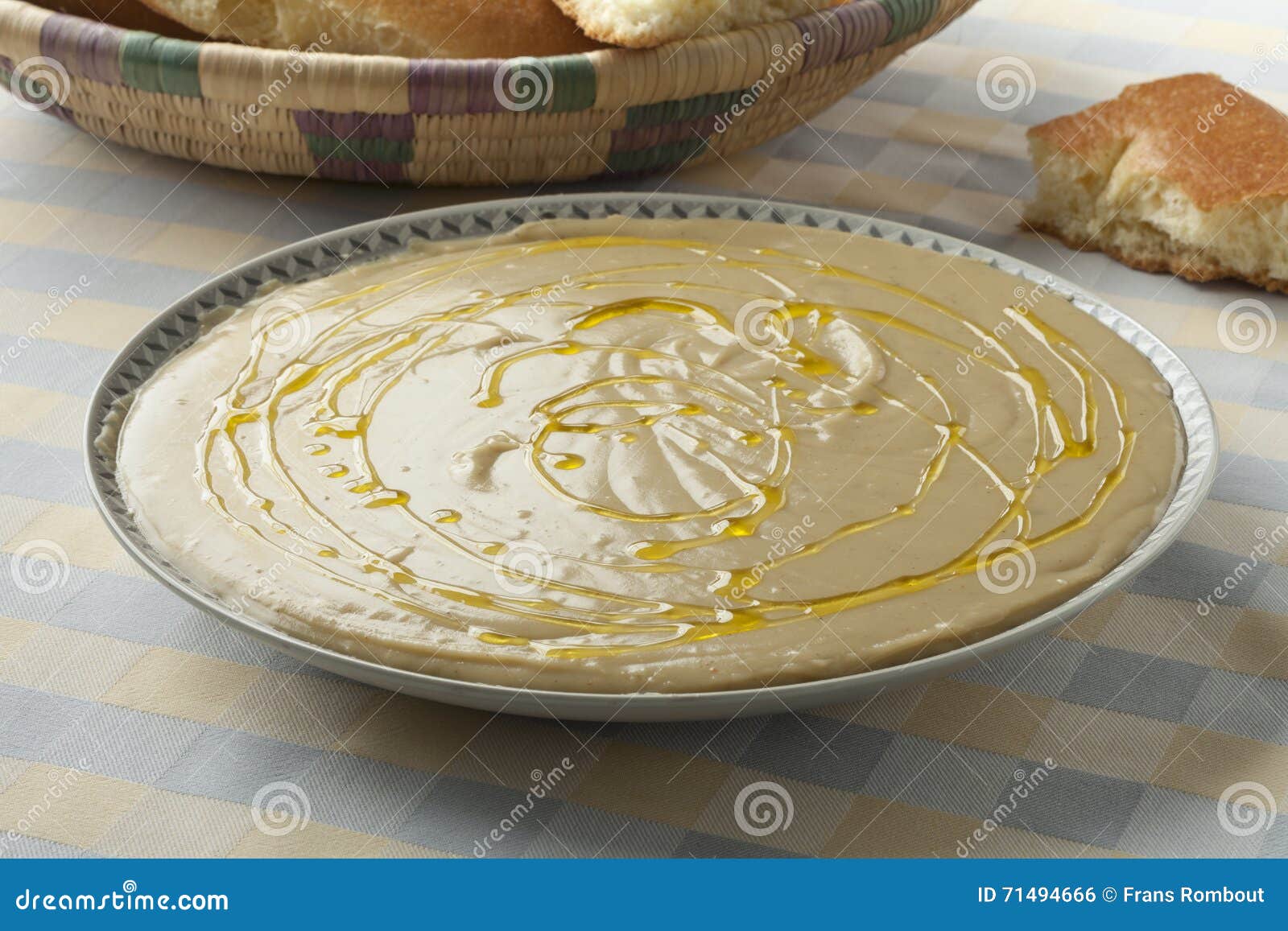 Moroccan Bessara with Olive Oil and Cumin Stock Photo - Image of ...
