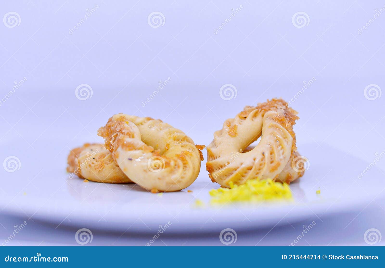 Moroccan Biscuits Are Served With Tea. Moroccan Biscuits Are Offered At ...
