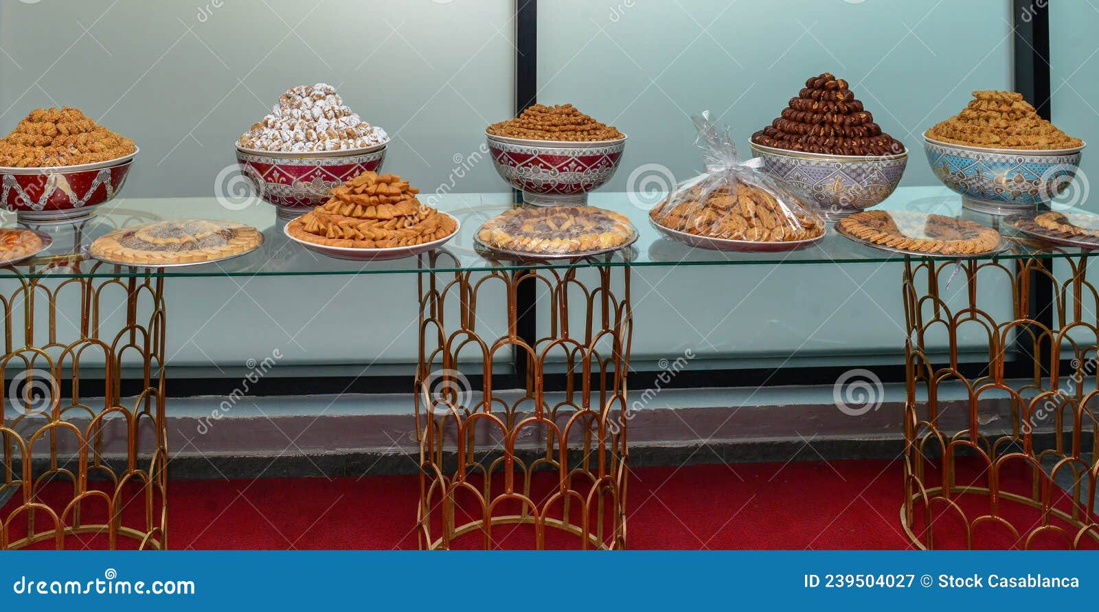 Moroccan Biscuits are Served with Tea. Moroccan Biscuits Cookies ...