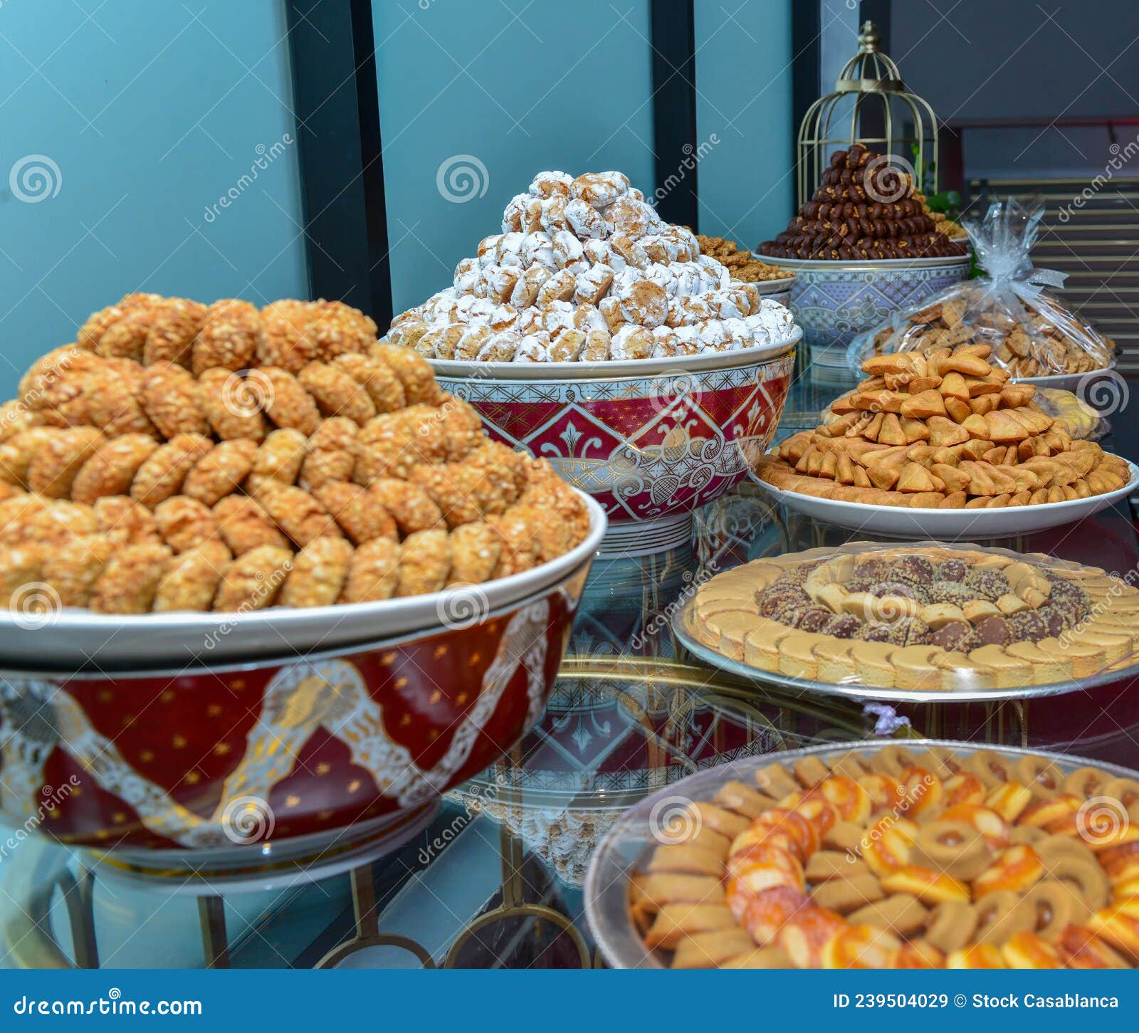 Moroccan Biscuits are Served with Tea. Moroccan Biscuits Cookies ...