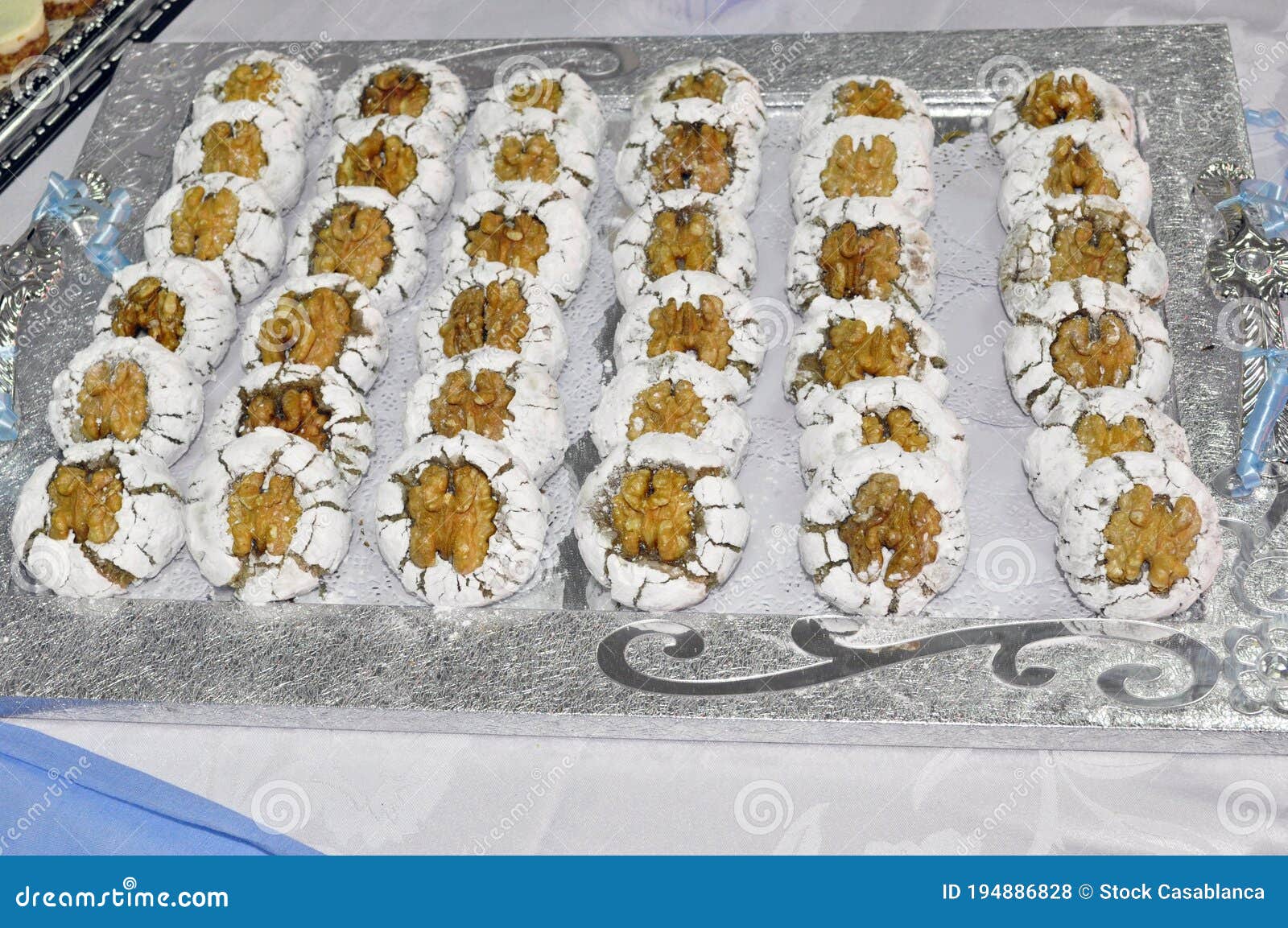 Moroccan Biscuits are Served with Tea. Moroccan Biscuits are Offered at ...