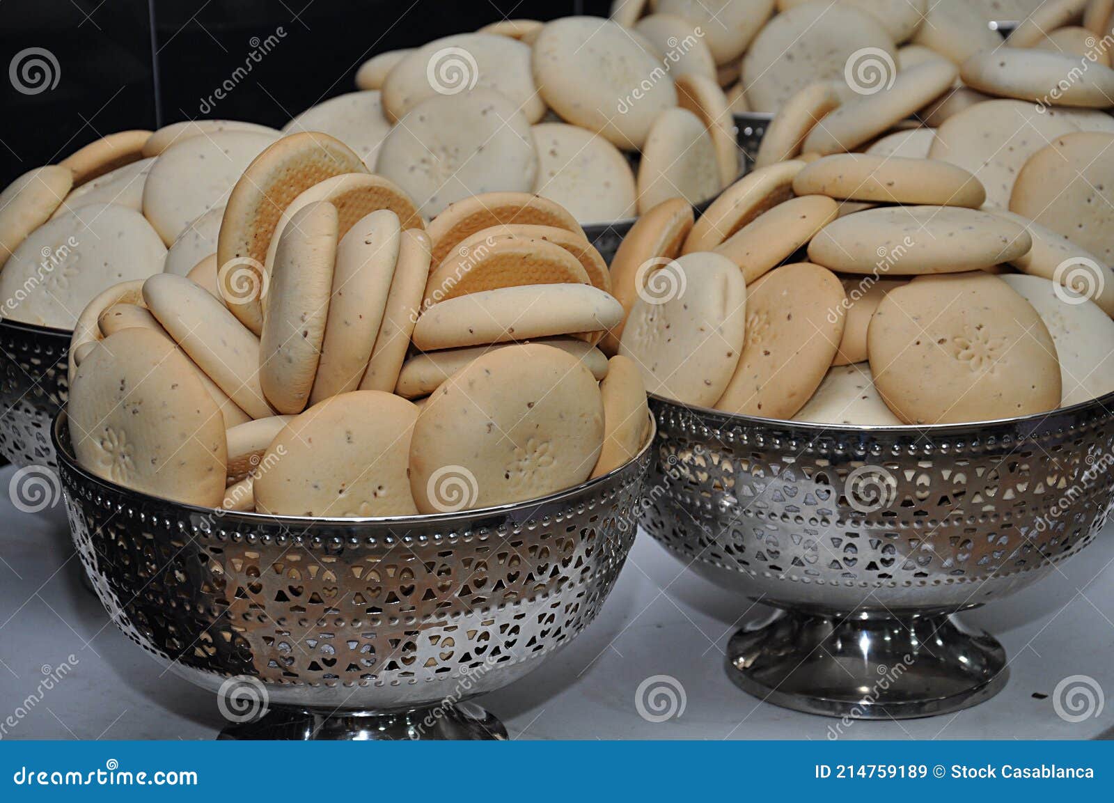 Moroccan Biscuits are Served with Tea. Moroccan Biscuits are Offered at ...