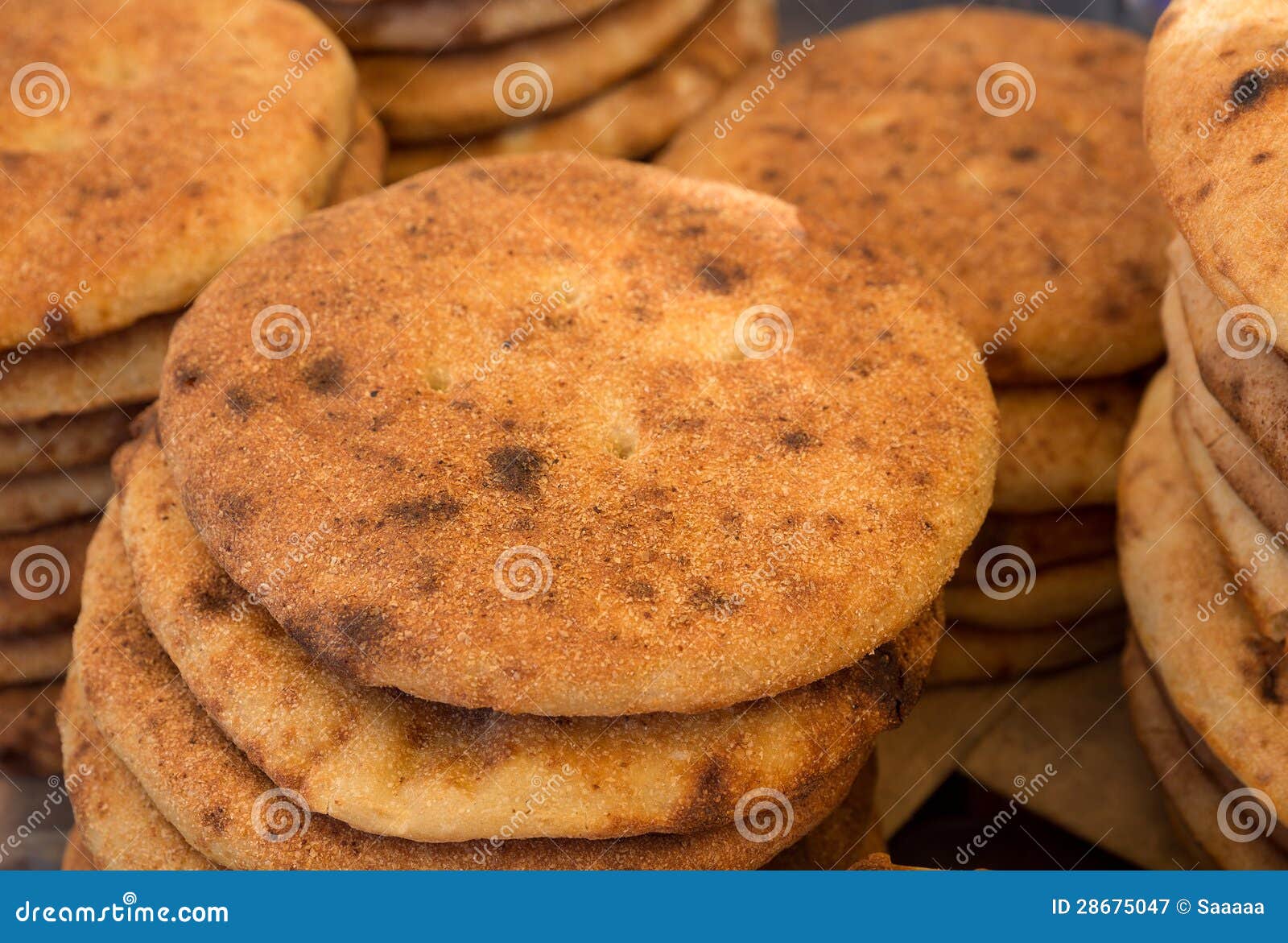 Moroccan bread stock image. Image of colored, bazaar - 28675047