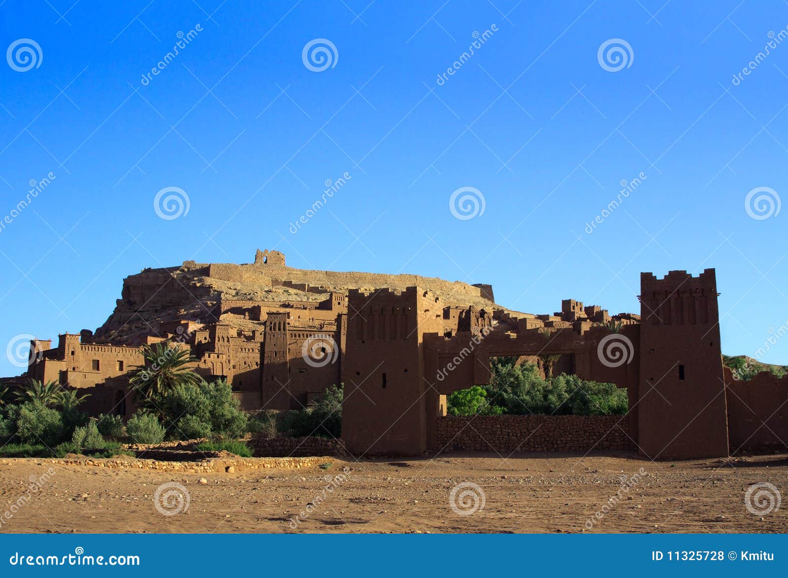 Moroccan Casbah stock photo. Image of town, countryside - 11325728