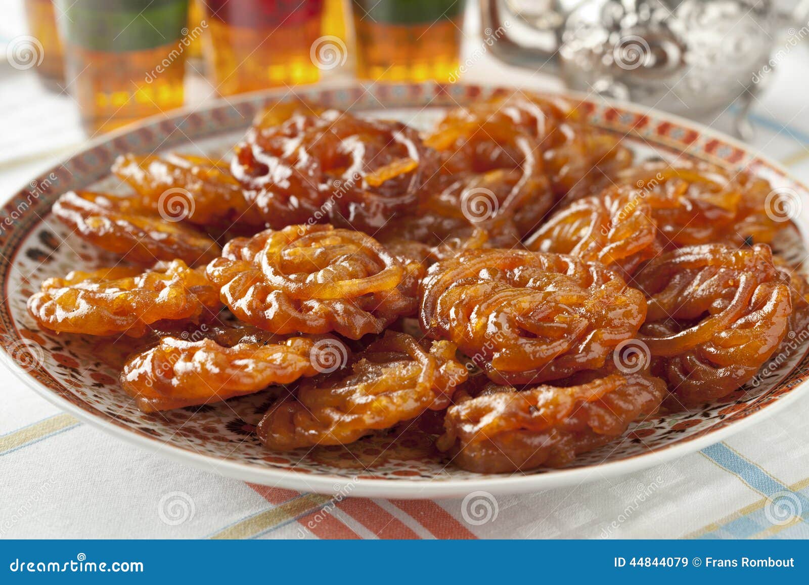 Moroccan chebakia stock image. Image of traditional, zlebia - 44844079