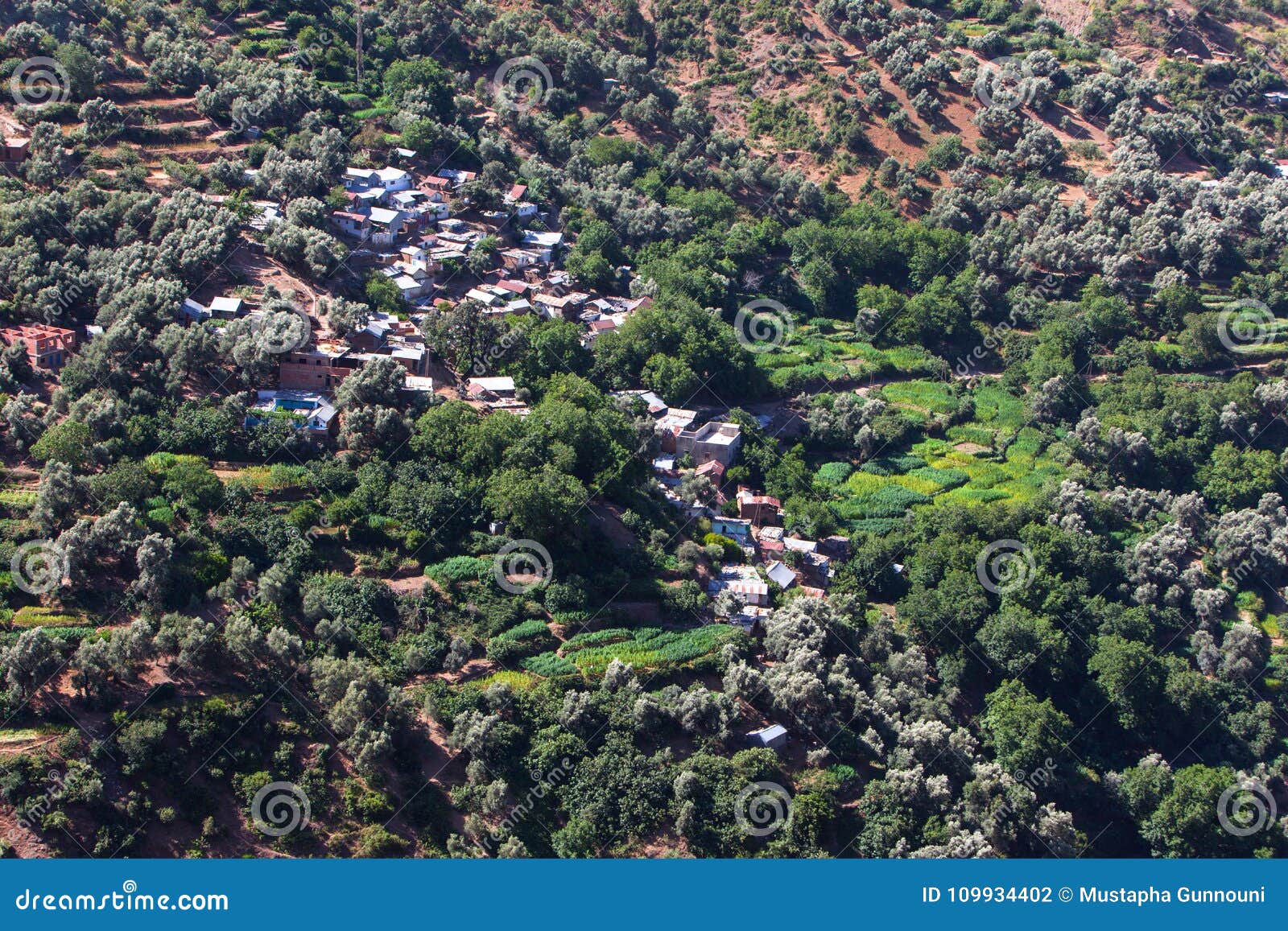 Moroccan Countryside Landscape in Summer, Stock Photo - Image of ...