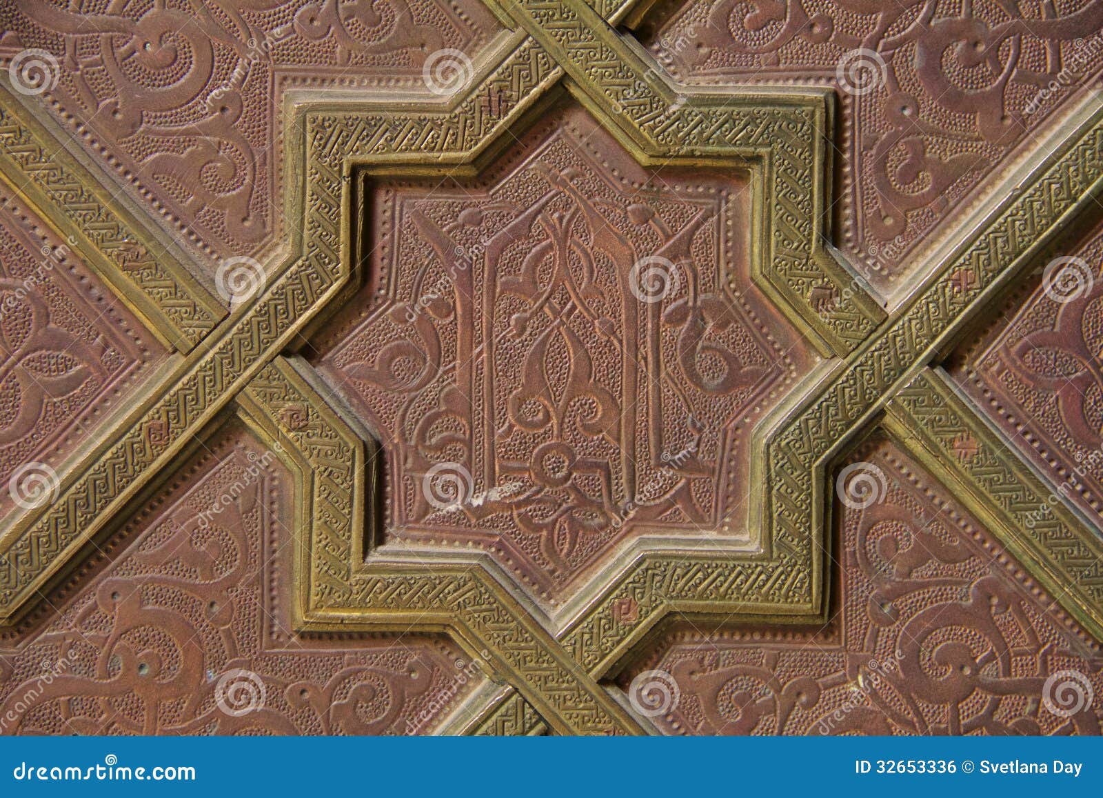 Moroccan Embossed Metal Panel Royalty-Free Stock Image | CartoonDealer ...