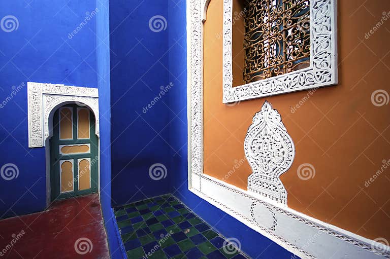 Moroccan entrance stock image. Image of exit, design - 12450723