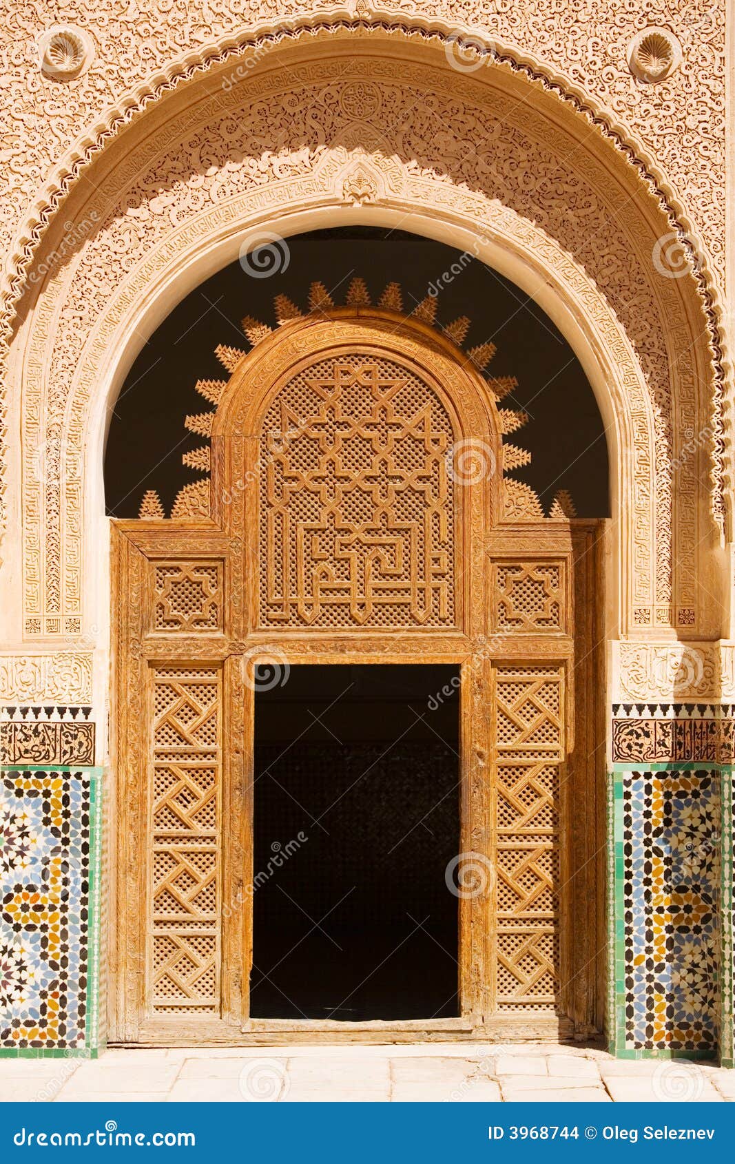Moroccan entrance stock photo. Image of ethnicity, moroccan - 3968744