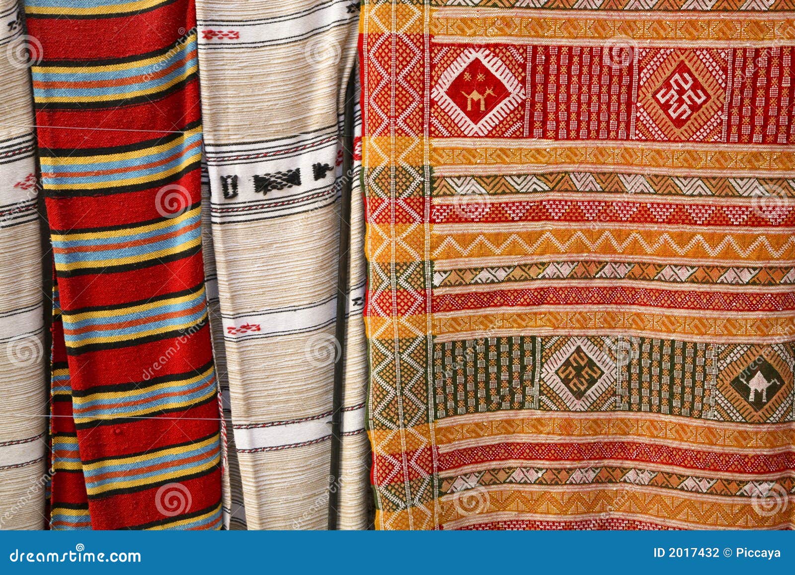 Moroccan fabrics stock photo. Image of market, prestige - 2017432