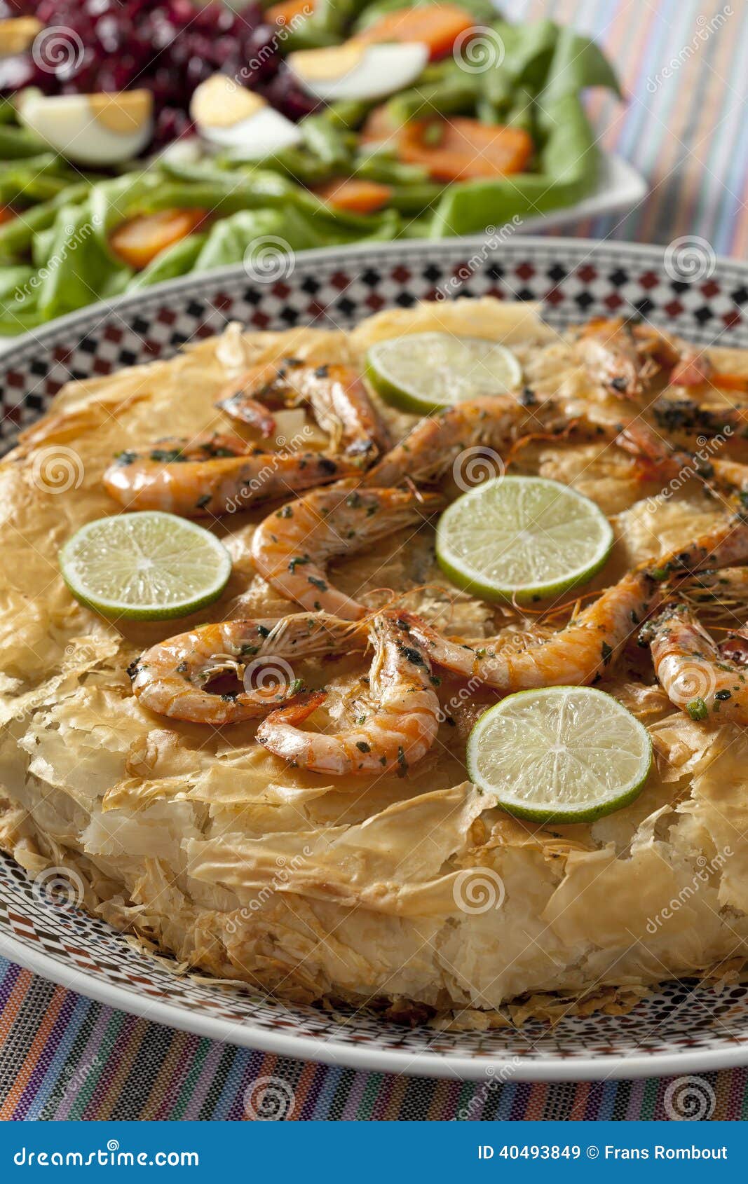 Moroccan fish pastilla stock image. Image of arabic, bastilla - 40493849