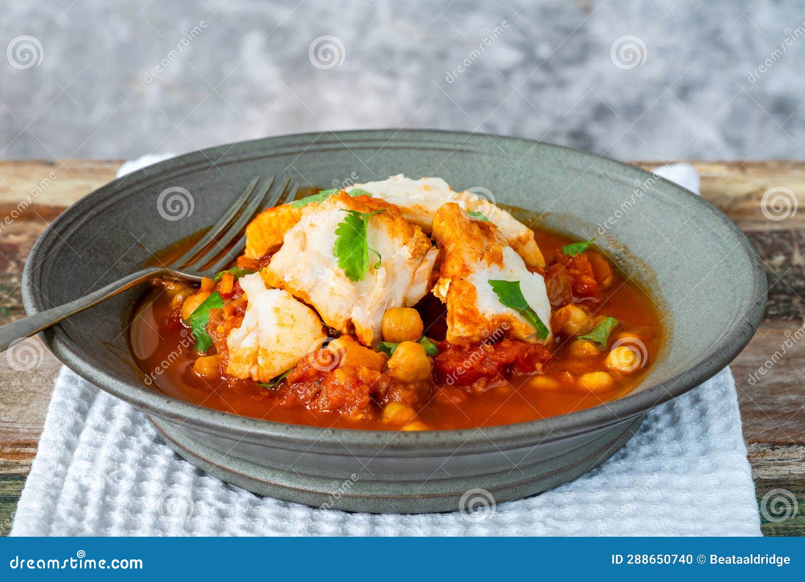 Moroccan fish stew stock photo. Image of ingredients - 288650740