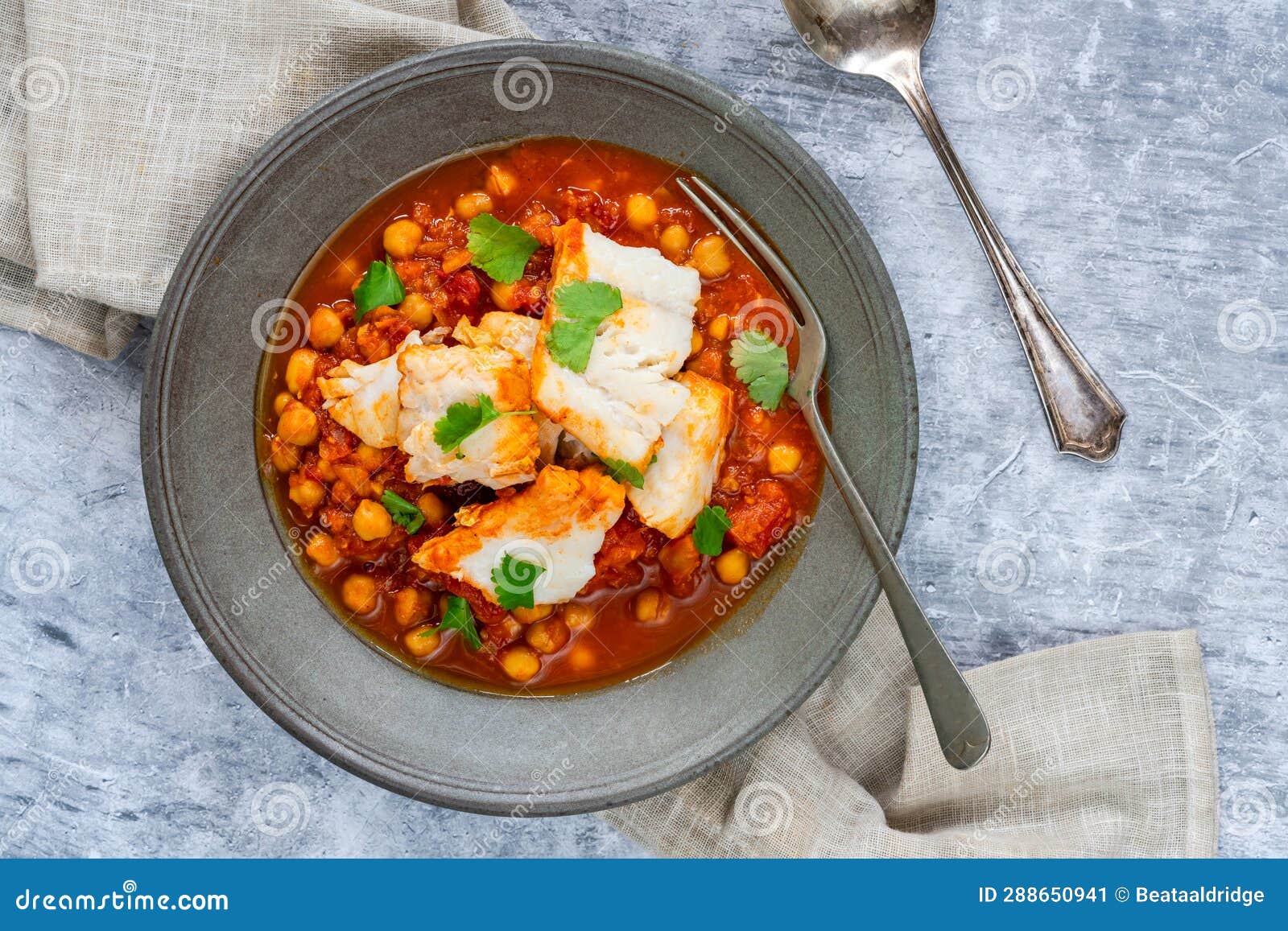 Moroccan fish stew stock image. Image of recipe, stewed - 288650941