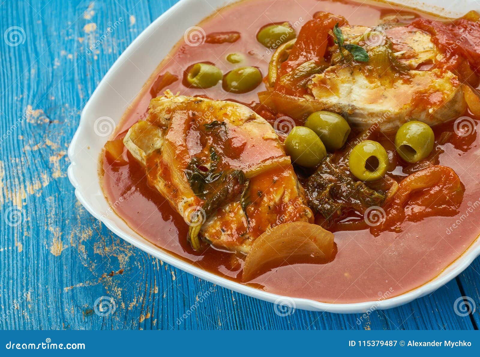 Moroccan Fish Stew stock image. Image of ethnic, fish - 115379487