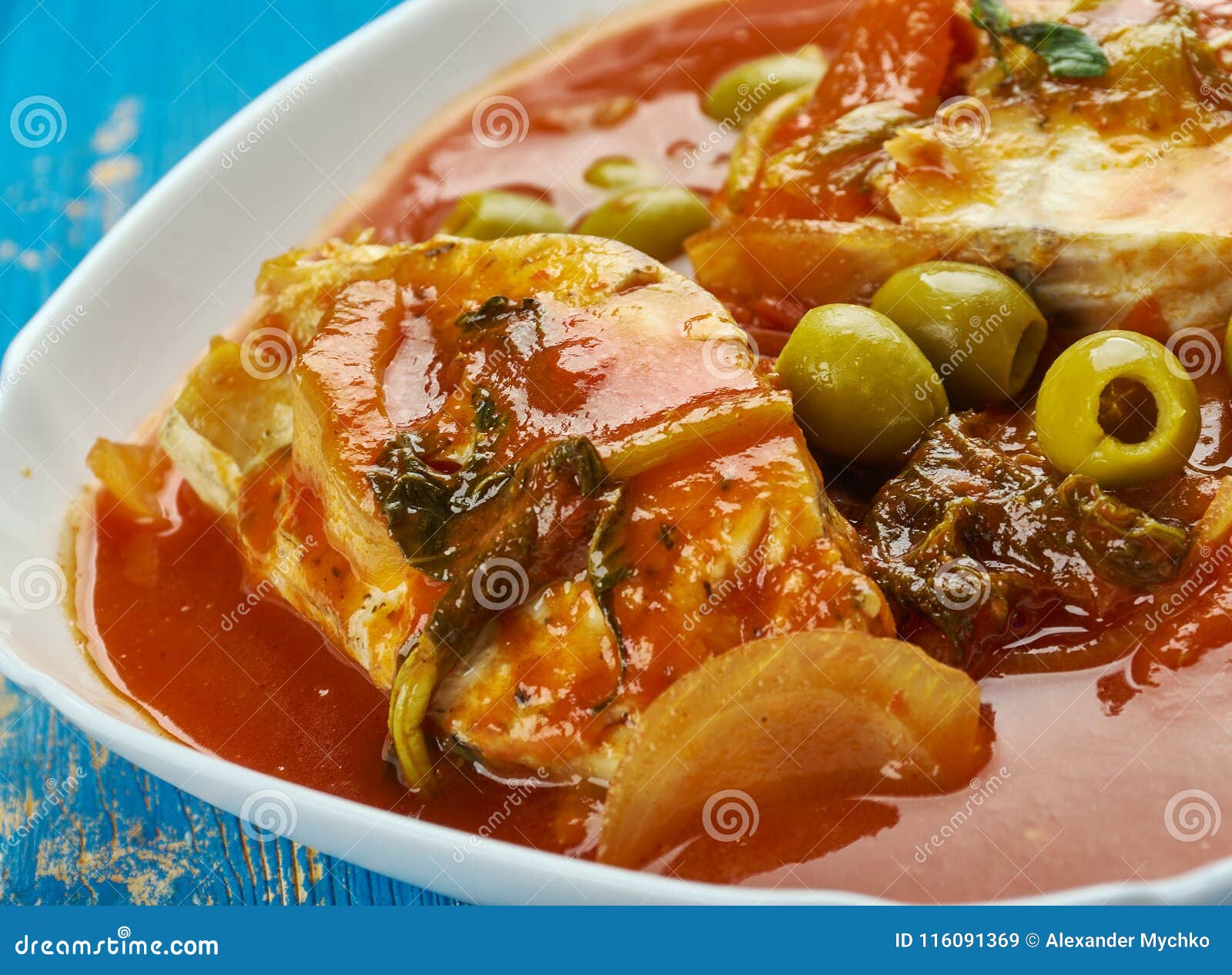 Moroccan Fish Stew stock image. Image of arabic, saffron - 116091369