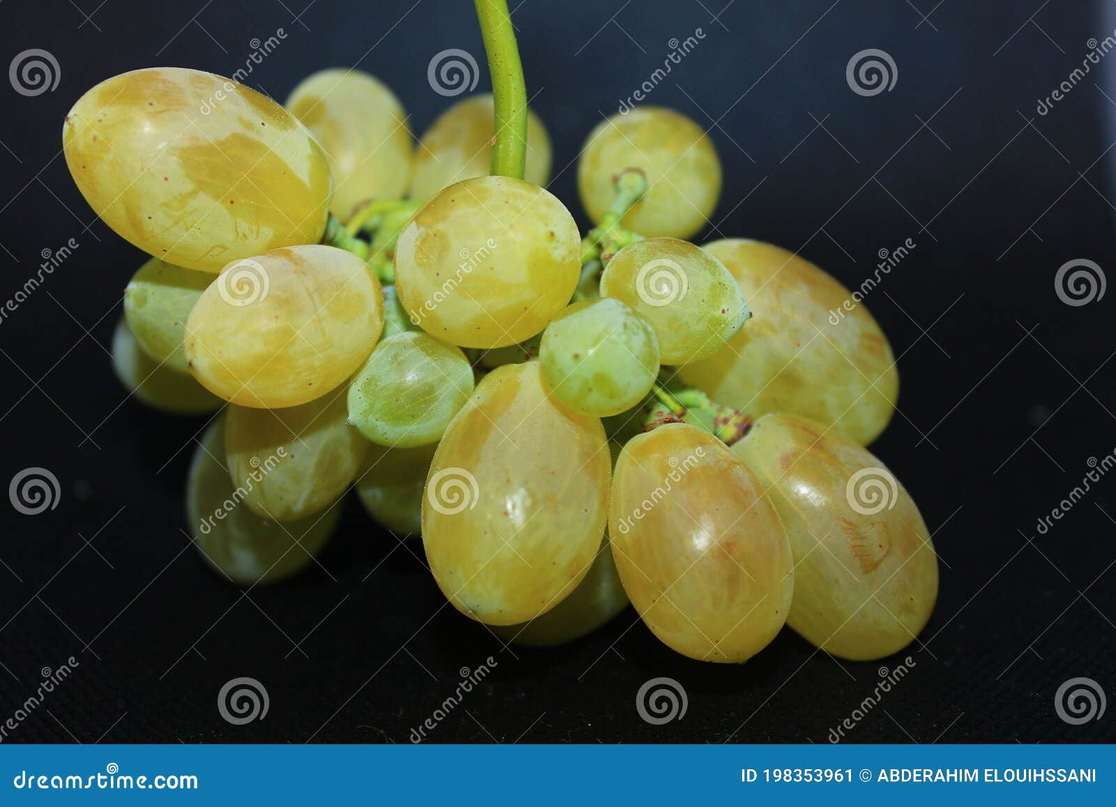 Moroccan Green Grapes in Light Box Stock Image - Image of strawberry ...