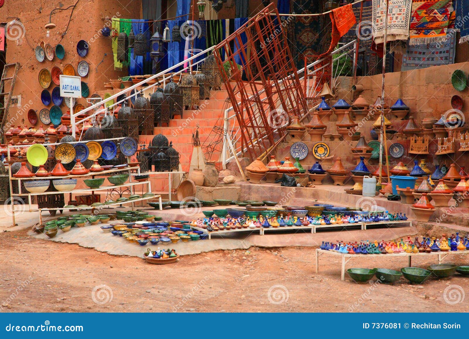 Moroccan handicraft stock image. Image of travel, objects - 7376081