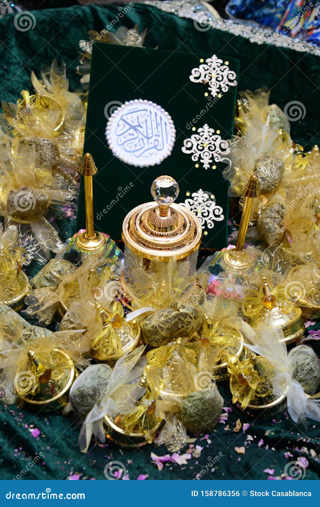 Moroccan Henna Night. the First Night of the Wedding Stock Photo ...