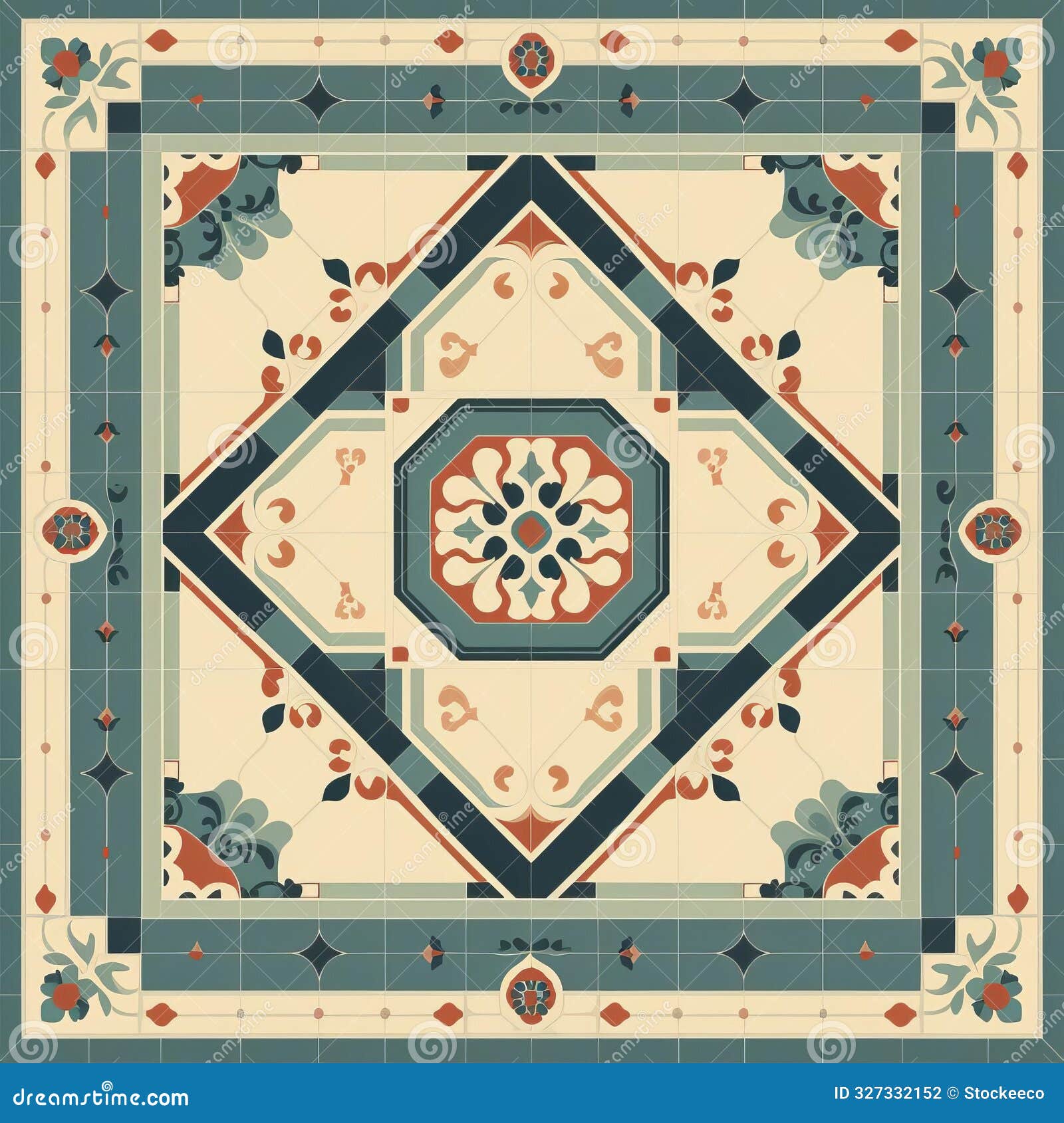 Easy English Ipa Tile Pattern Generation for Beginners Stock ...