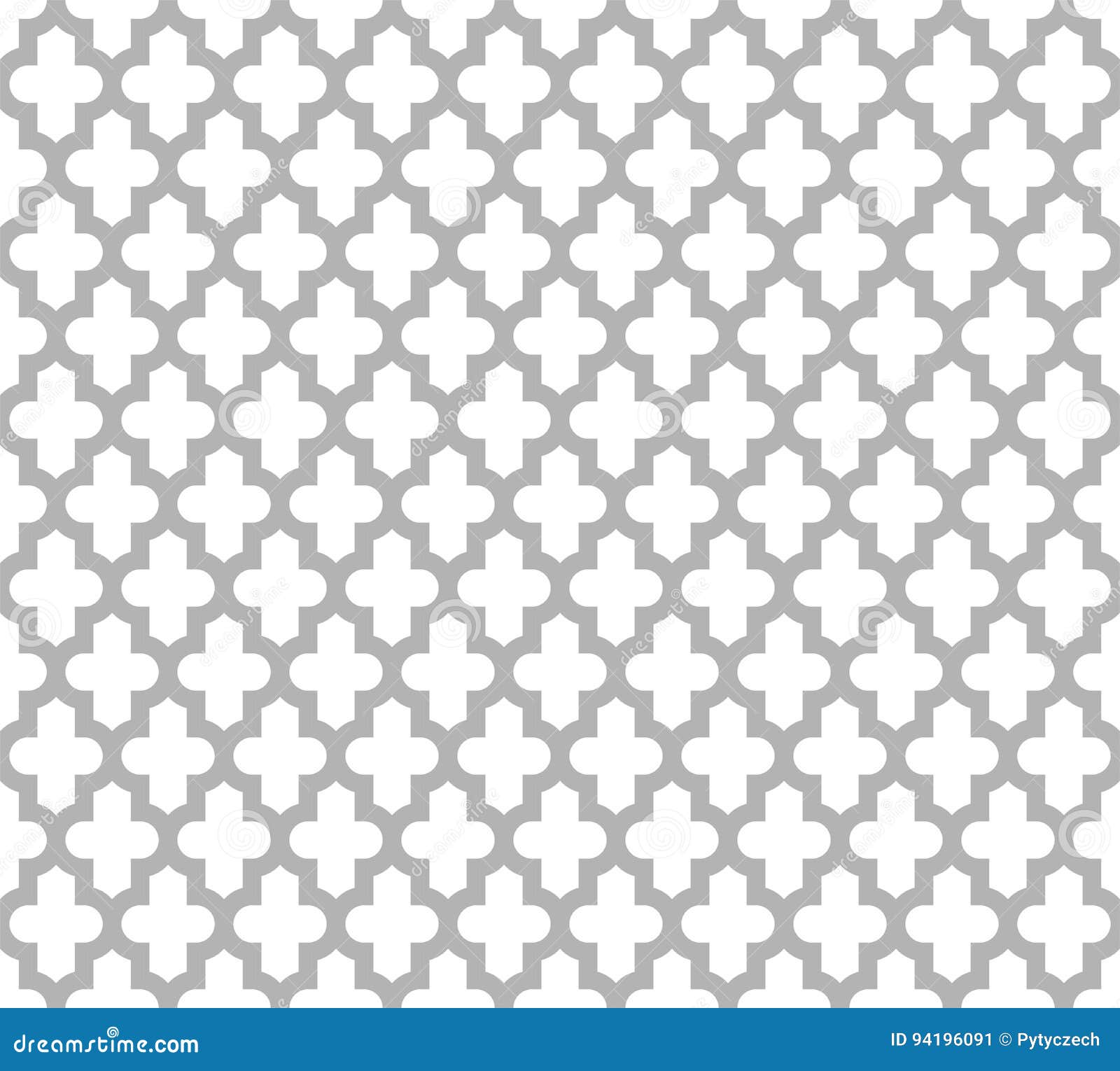 Moroccan Islamic Seamless Pattern Background in Grey and White. Vintage ...